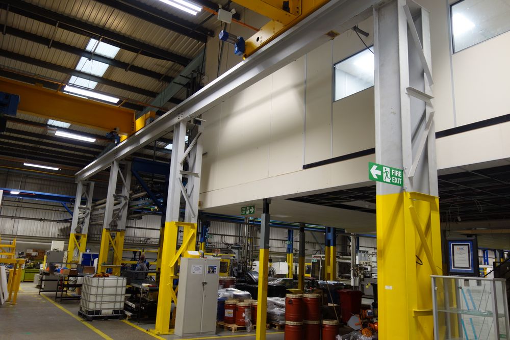 Support Steel Work to Lots 128 and 129 Comprising