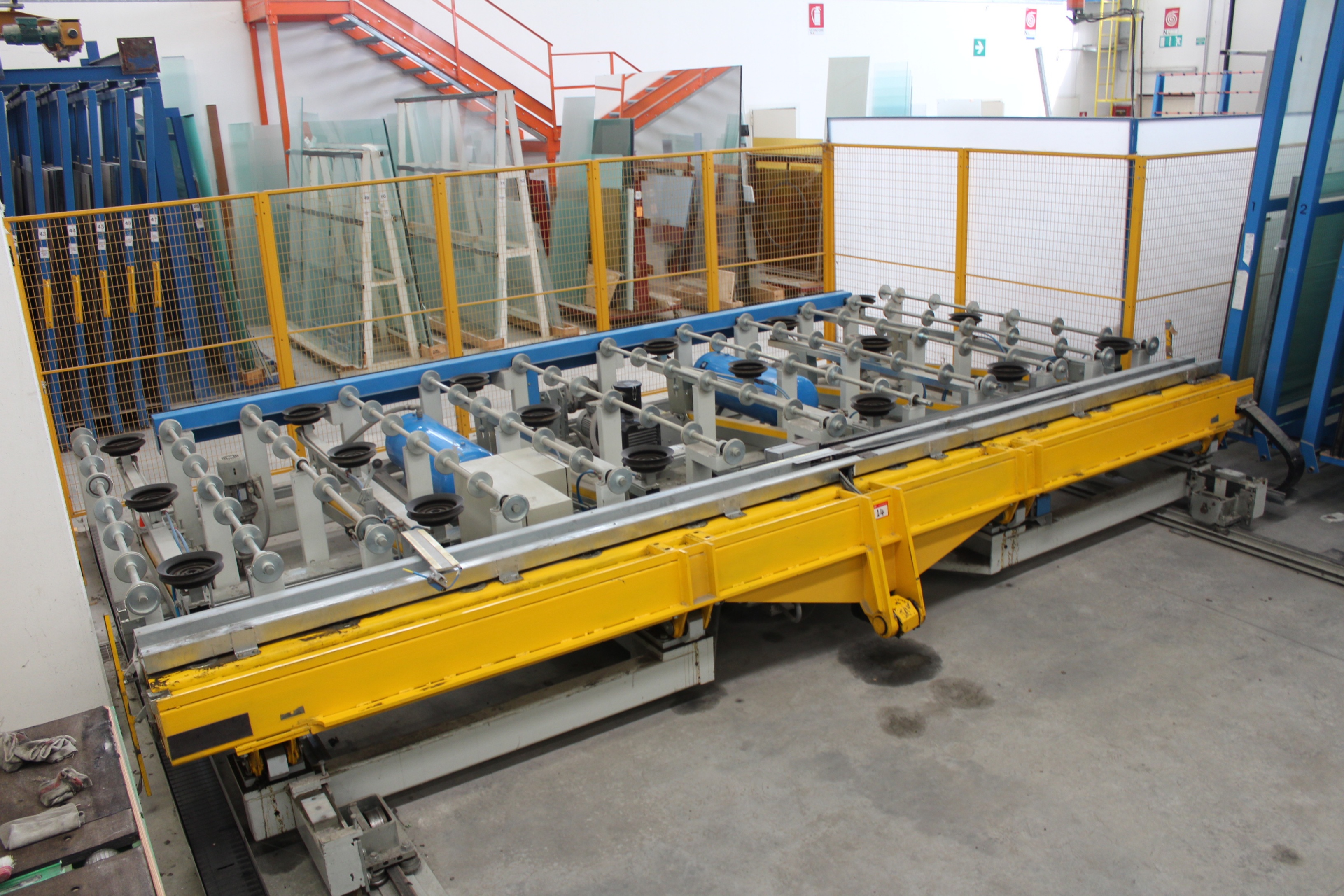 Officine Mistrello Type GL6000 Automated Jumbo Glass Handling System