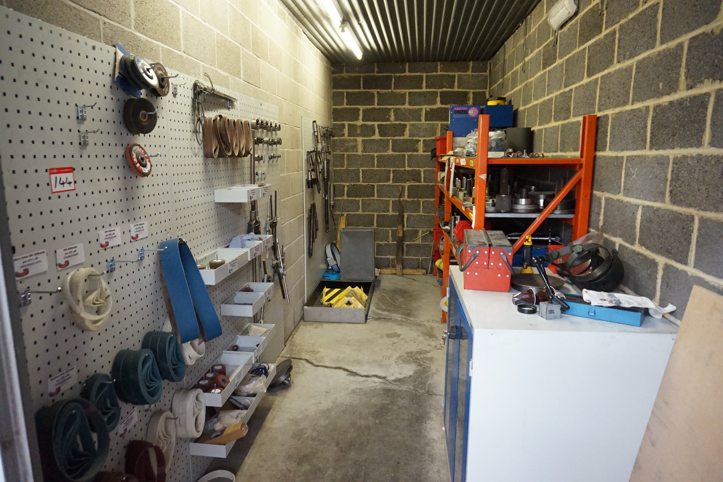 Room with Grinding Wheels