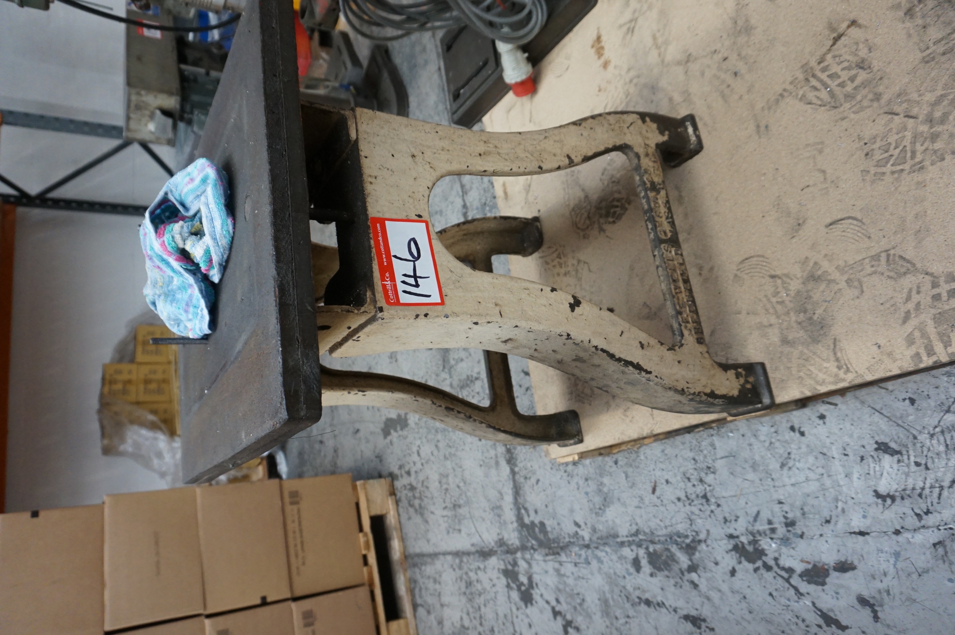 Slotted Metal Box Table