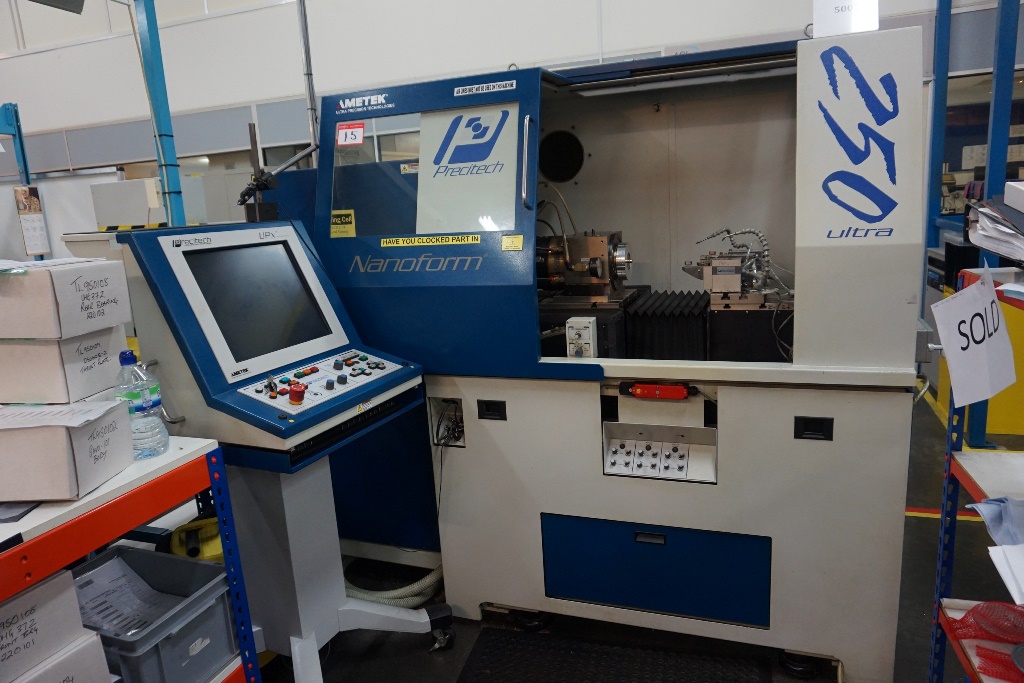 Precitech Nanoform 250 Ultra Precision Diamond Turning Lathe