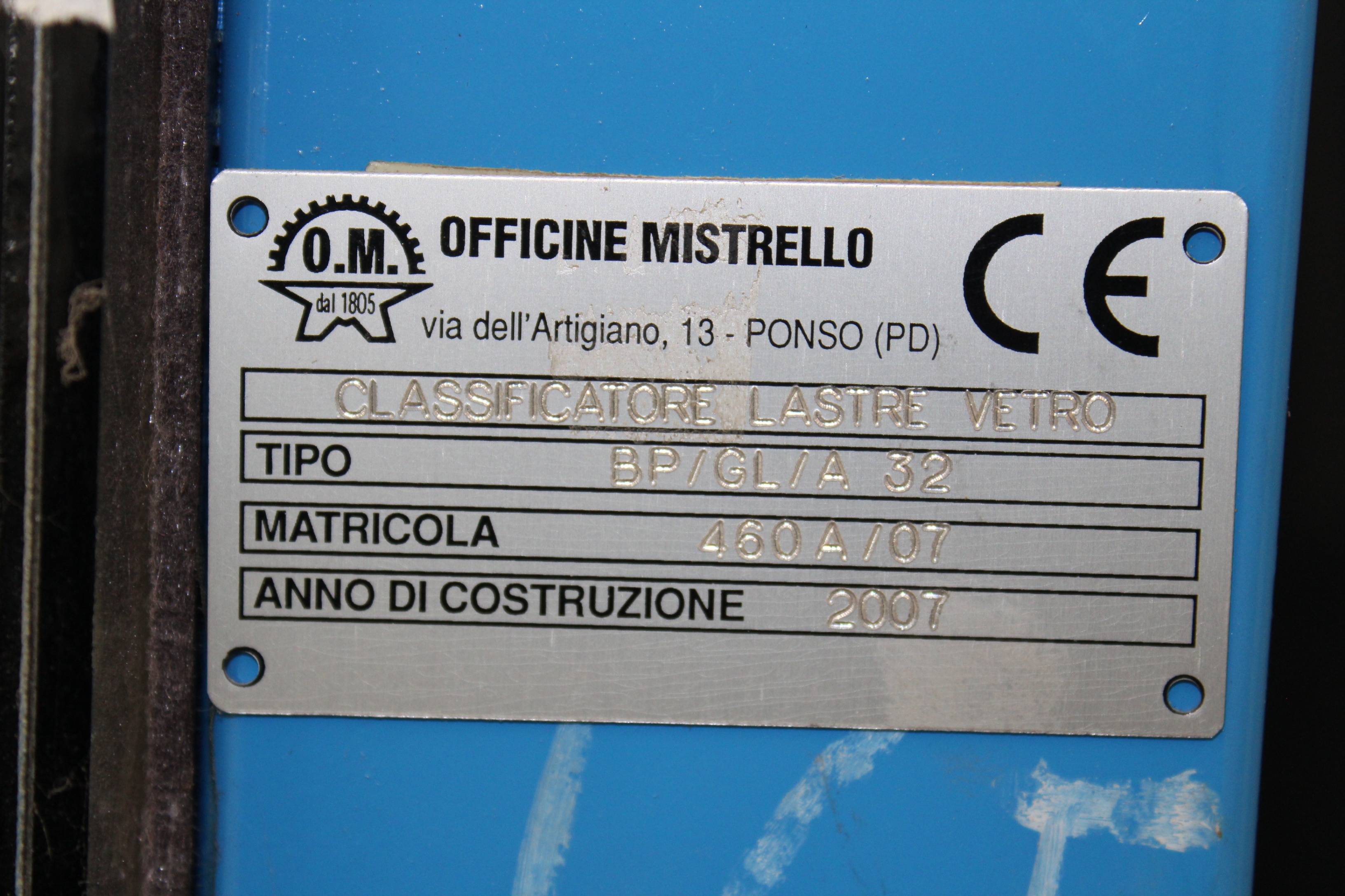 Officine Mistrello Type BP/GL/A 32, 45 Position Automatic Storage System
