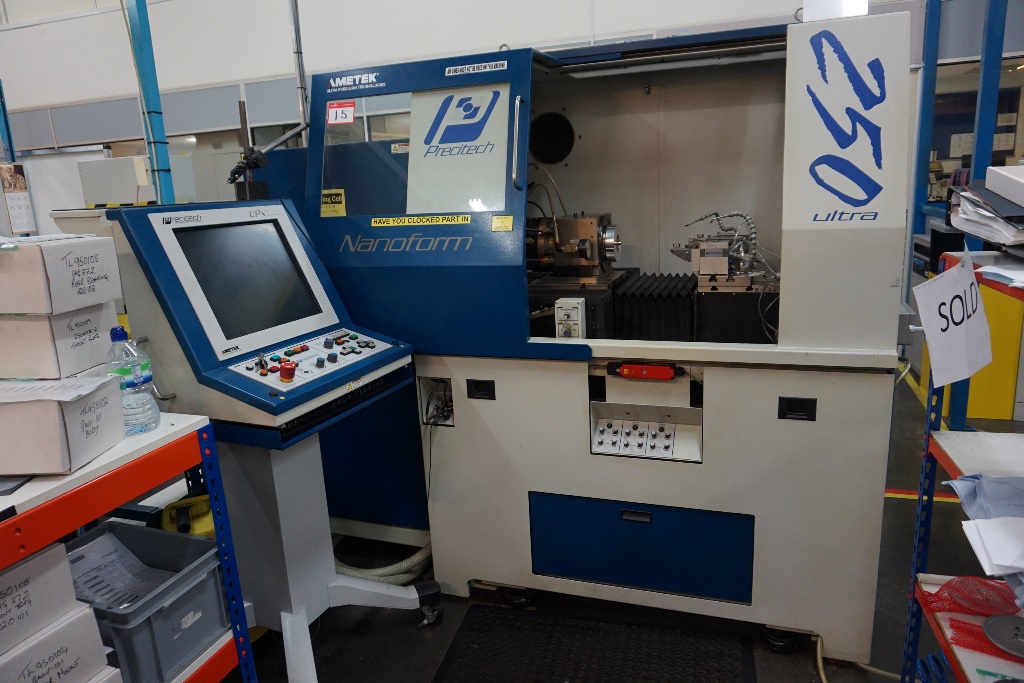 Precitech Nanoform 250 Ultra Precision Diamond Turning Lathe