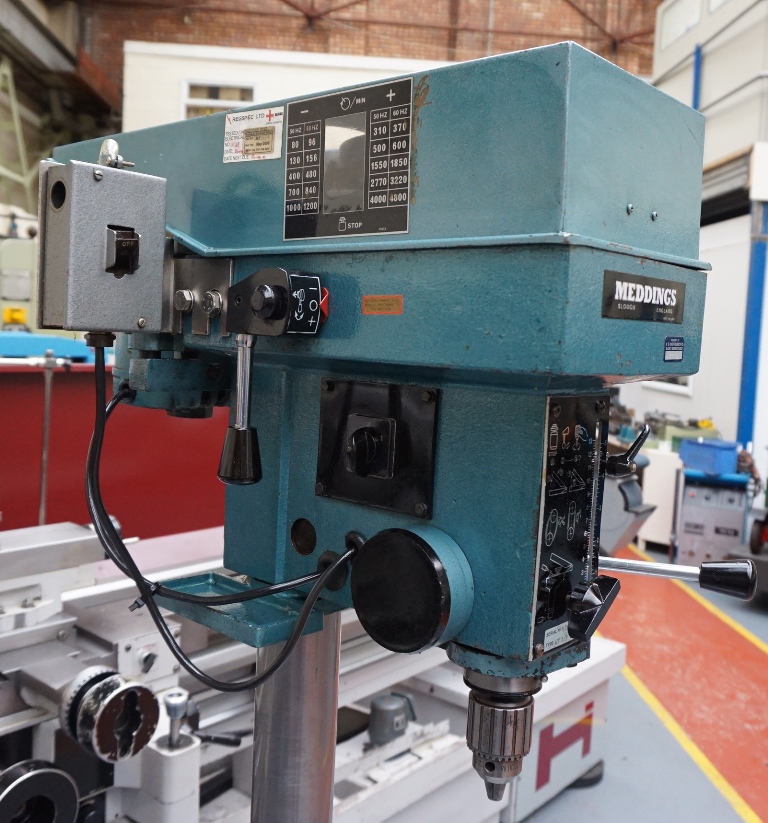 Meddings Type MF4/3 Pillar Drilling Machine