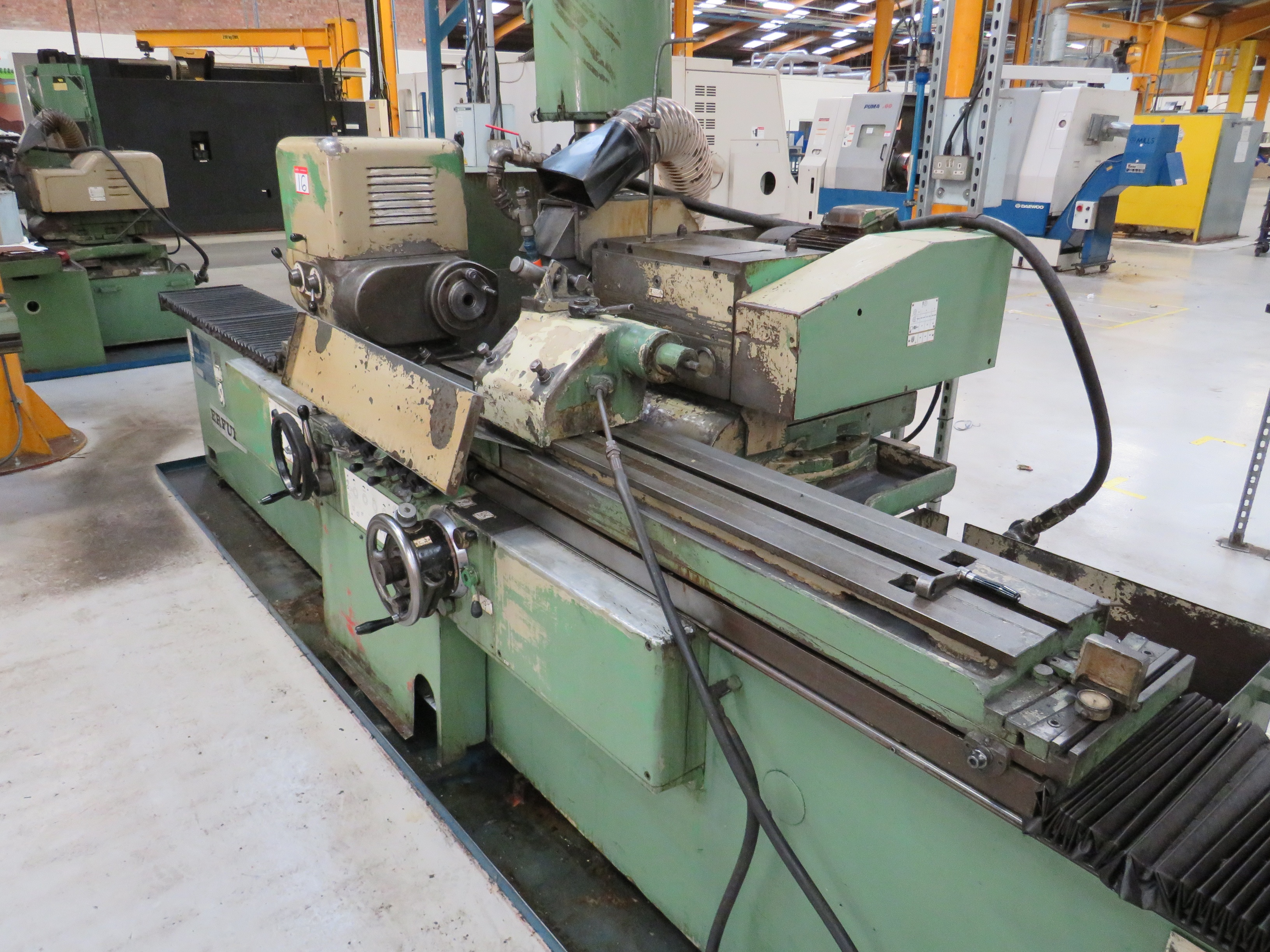 WMW Erfurt Model SU315 x 1500 Plain Cylindrical Grinder