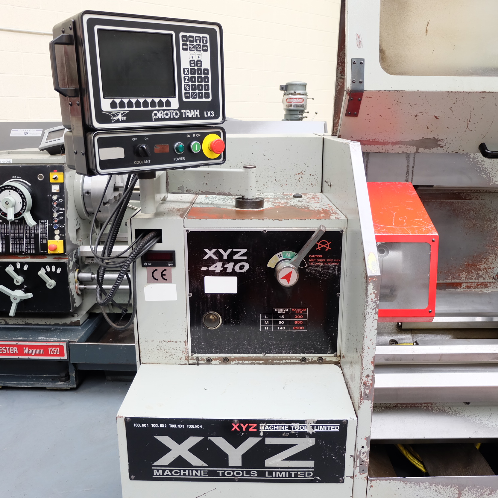 XYZ Proturn 410 CNC/Conventional Lathe