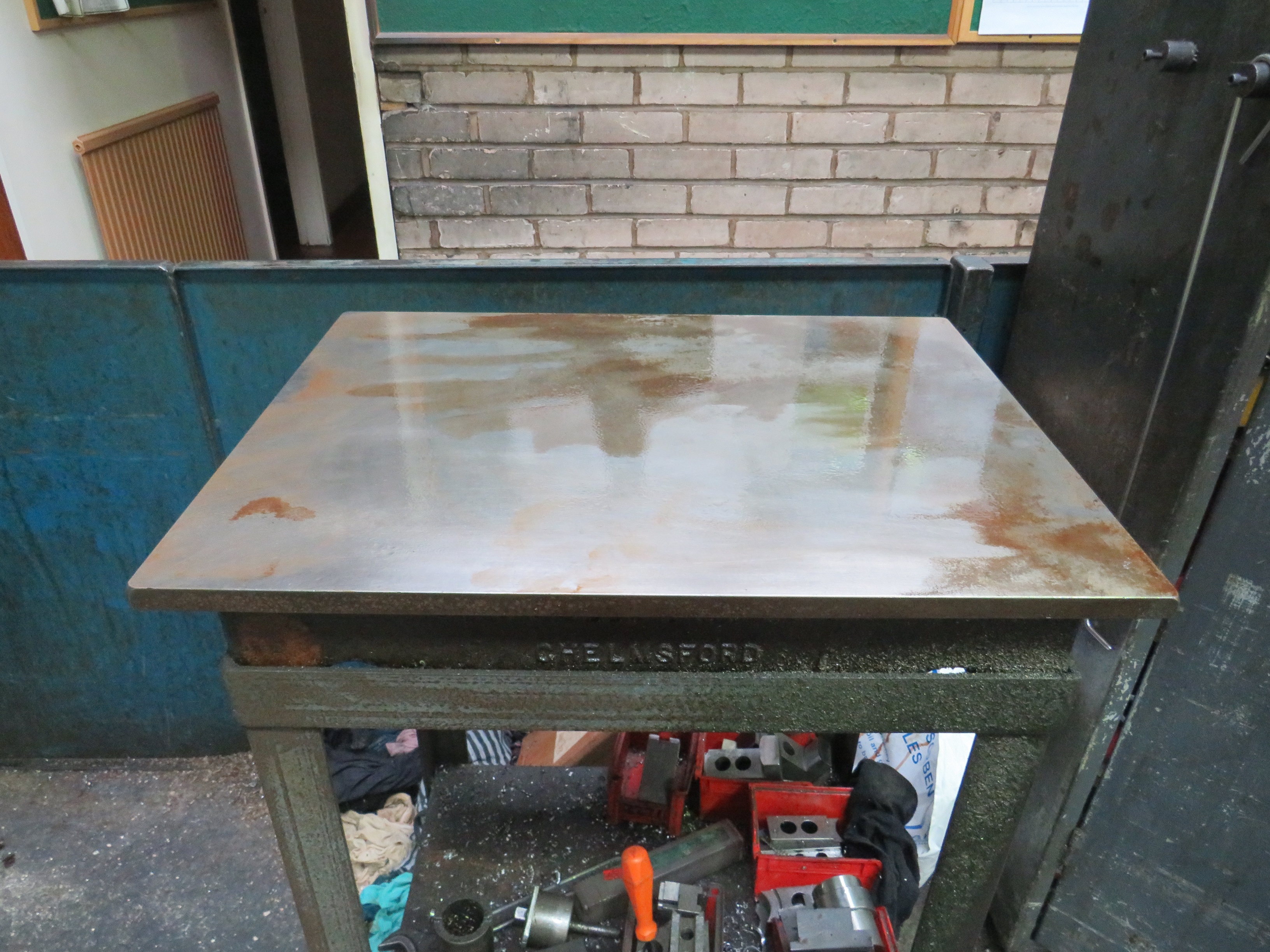 Steel Plate with Table