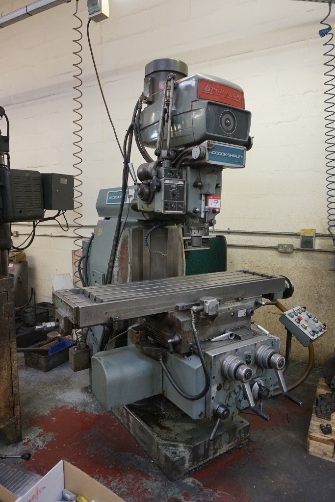 Adcock Shipley 2SV Horizontal Milling Machine