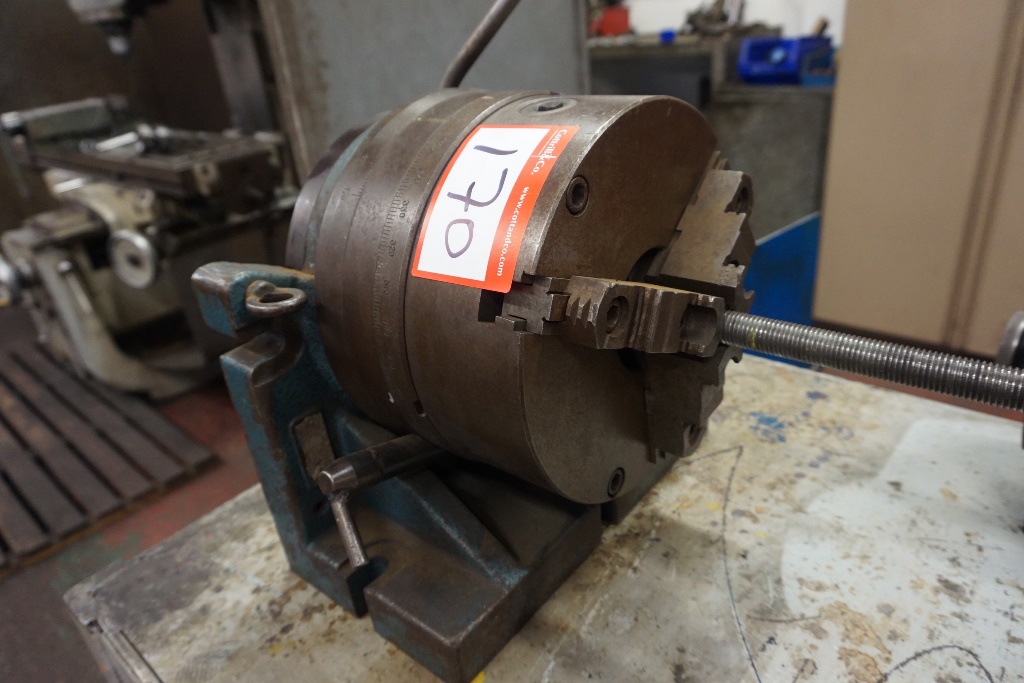 Rotary Table with 10’’ 3-Jaw Chuck