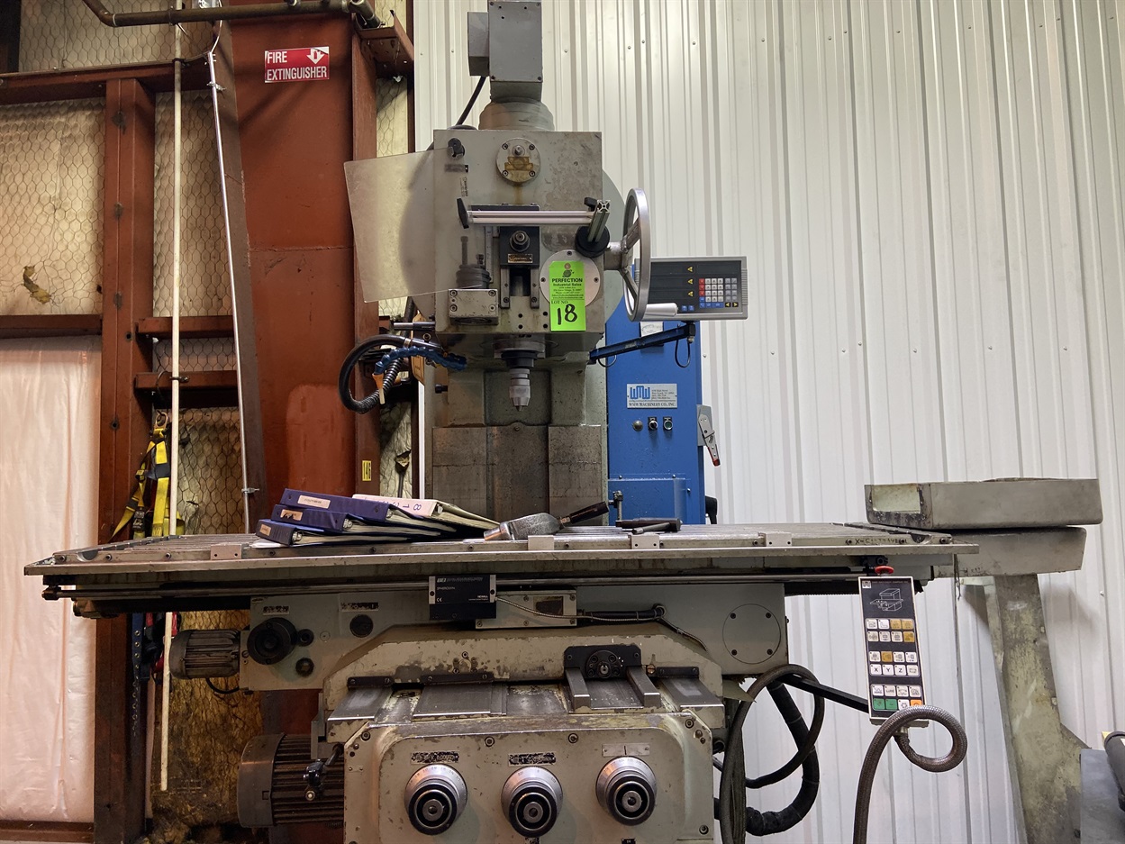 WMW HECKERT FSS 450x1800 Vertical Mill