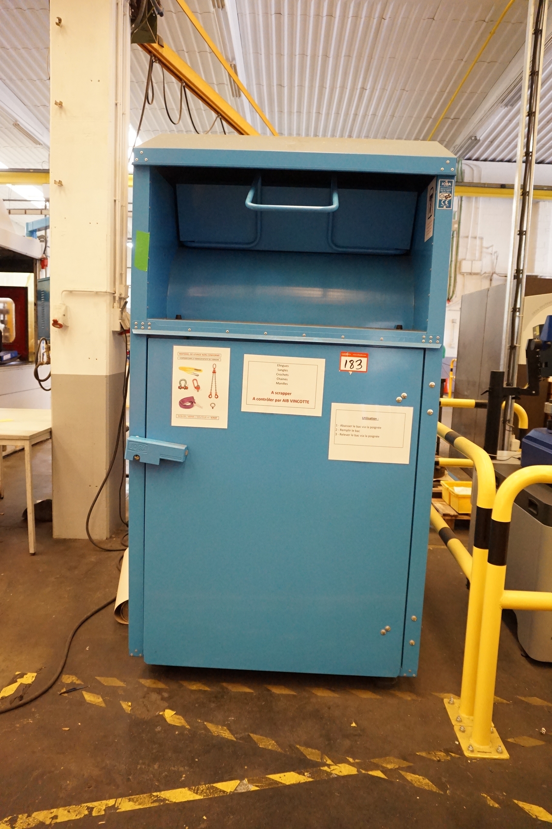 Disposal Bin for Old Chains/Slings