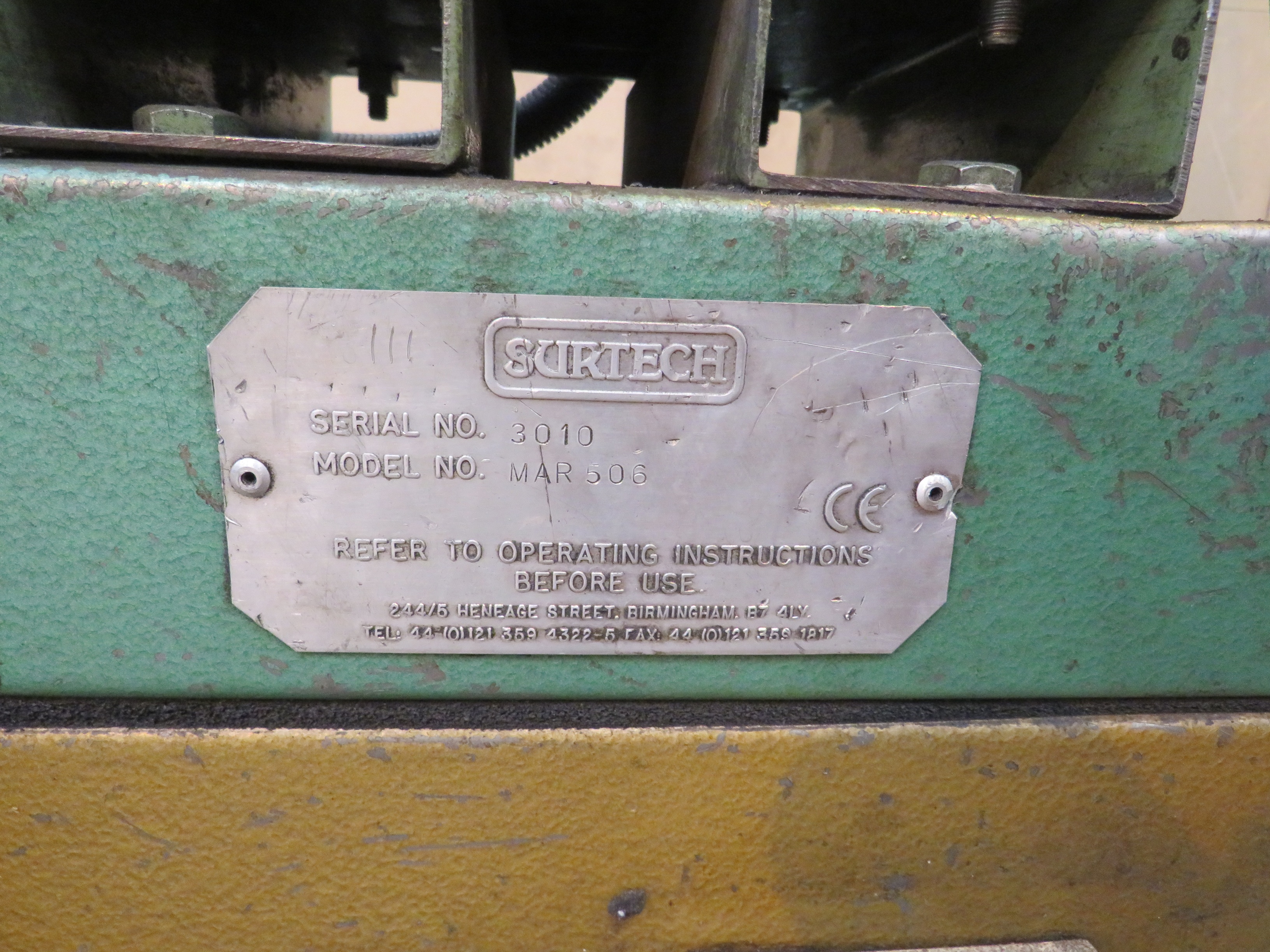 Surtech MAR506 Linisher