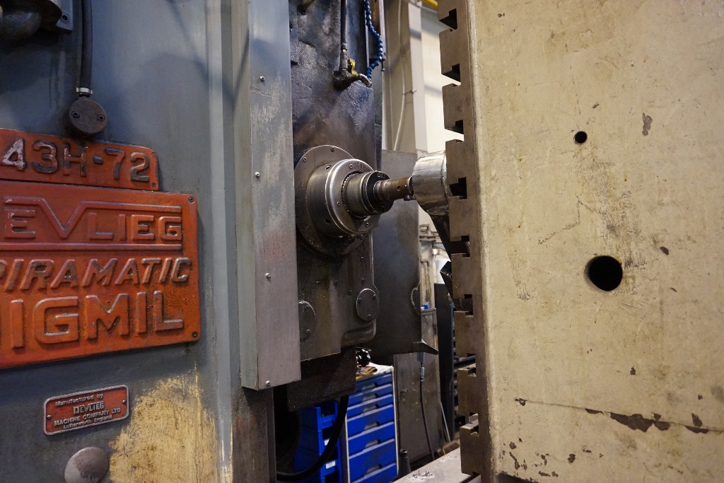 Devlieg 43H72 DC Spiromatic Jig Mill Horizontal Boring & Milling Machine