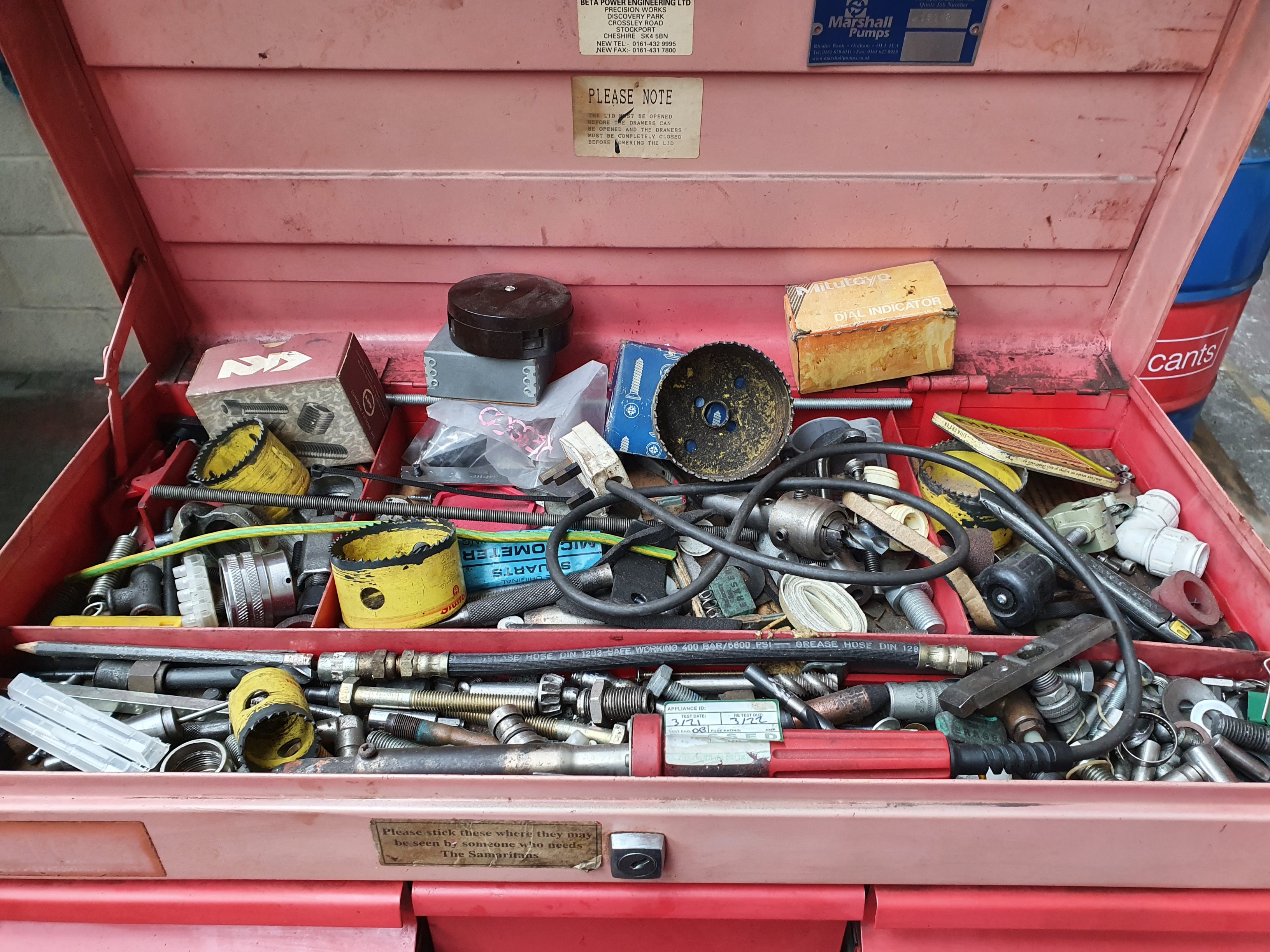 Talco Tool Chest including Contents