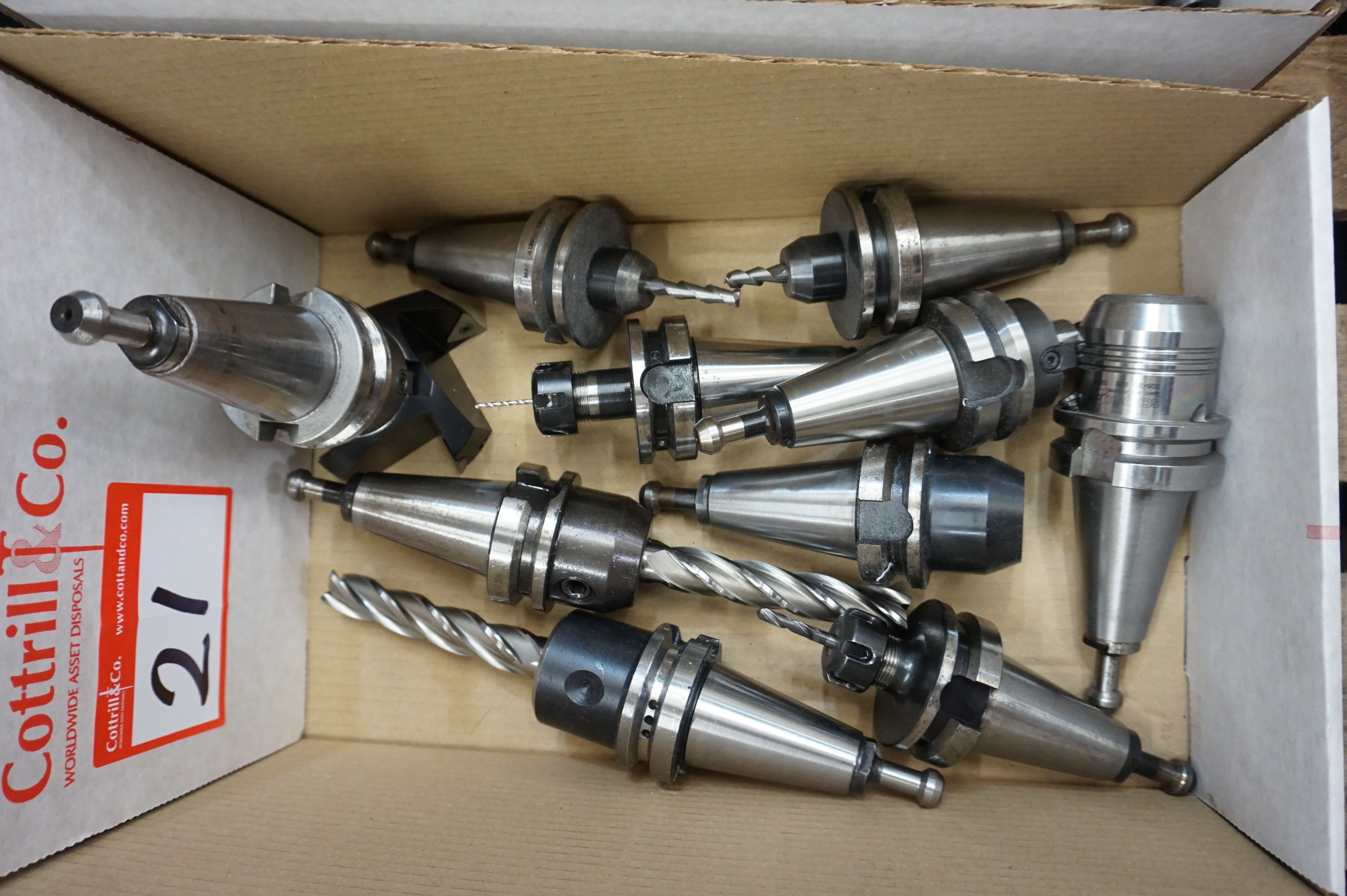 Box of BT40 Tooling
