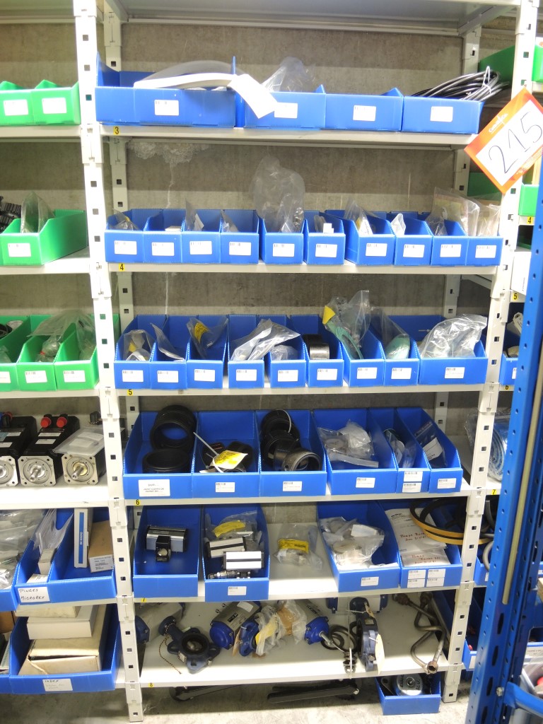 Content of Room, Spare parts, Racks, Electronics