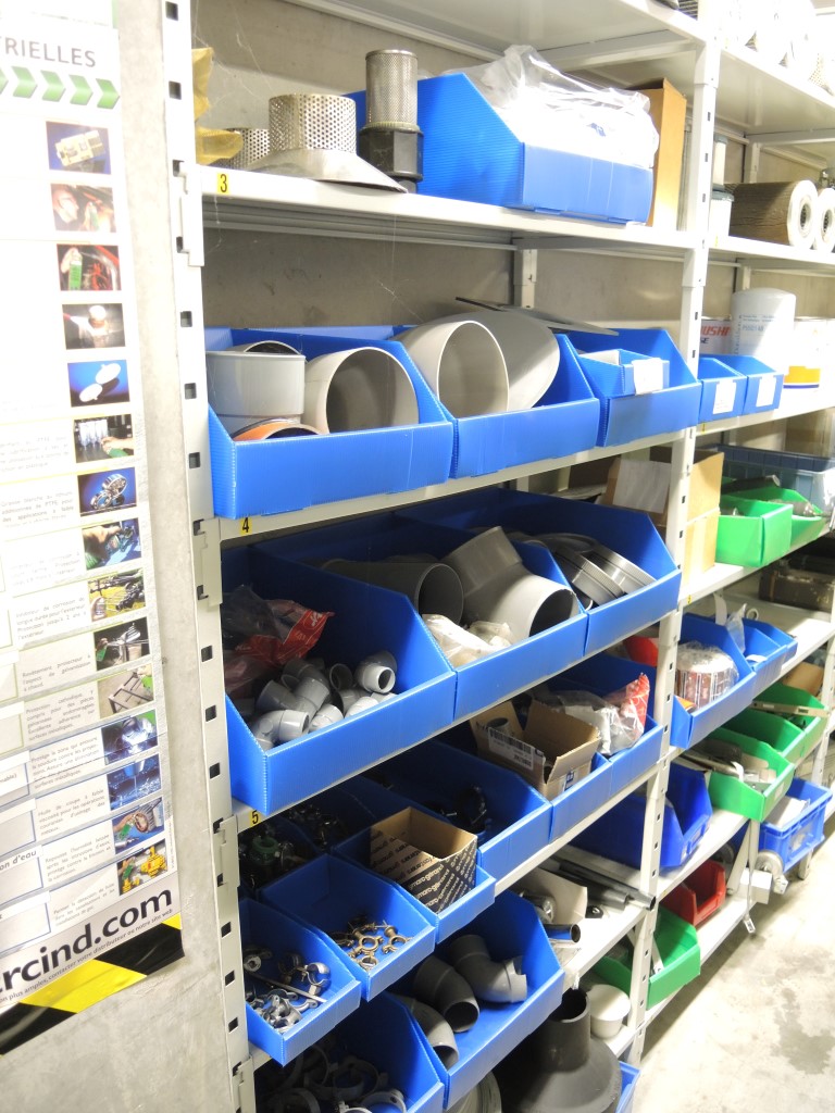 Content of Room, Spare parts, Racks, Electronics