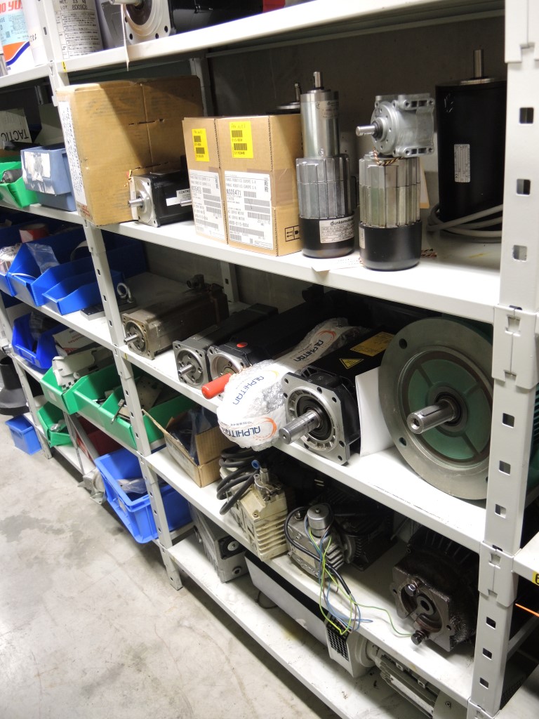 Content of Room, Spare parts, Racks, Electronics