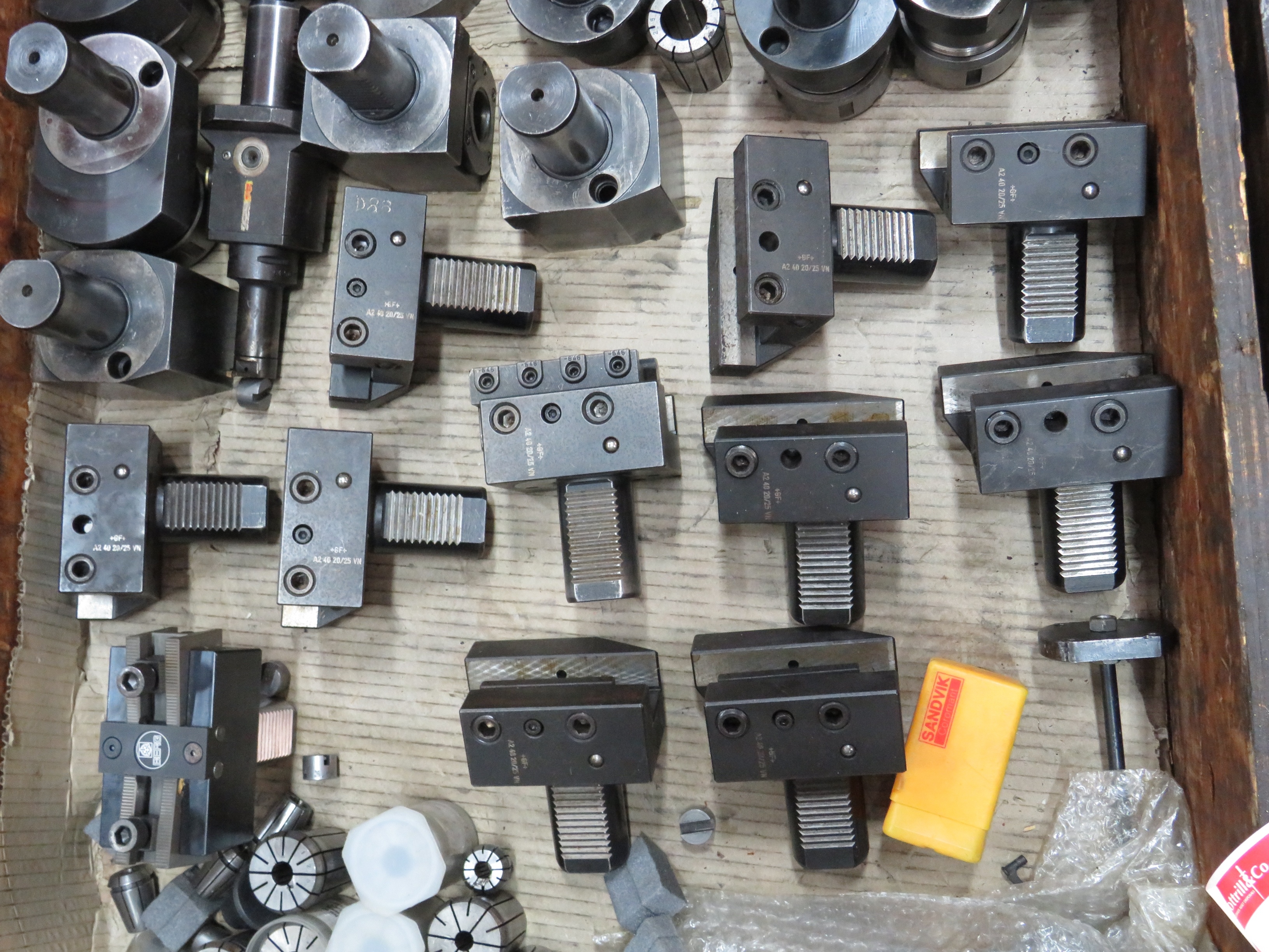 Qty of VDI Tooling and Collets