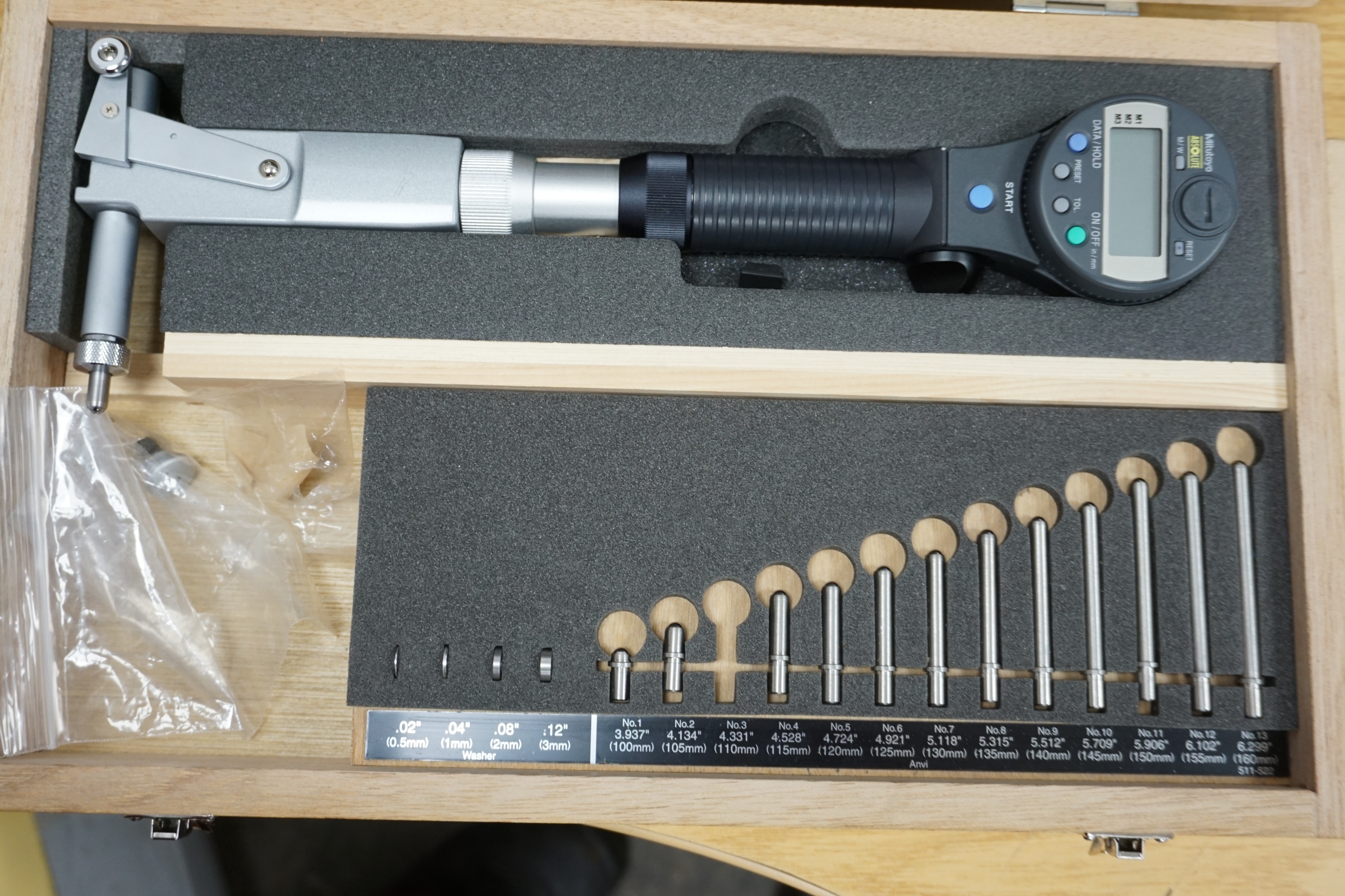 Mitutoyo Absolute DG-6.5" Digital Bore Gauge