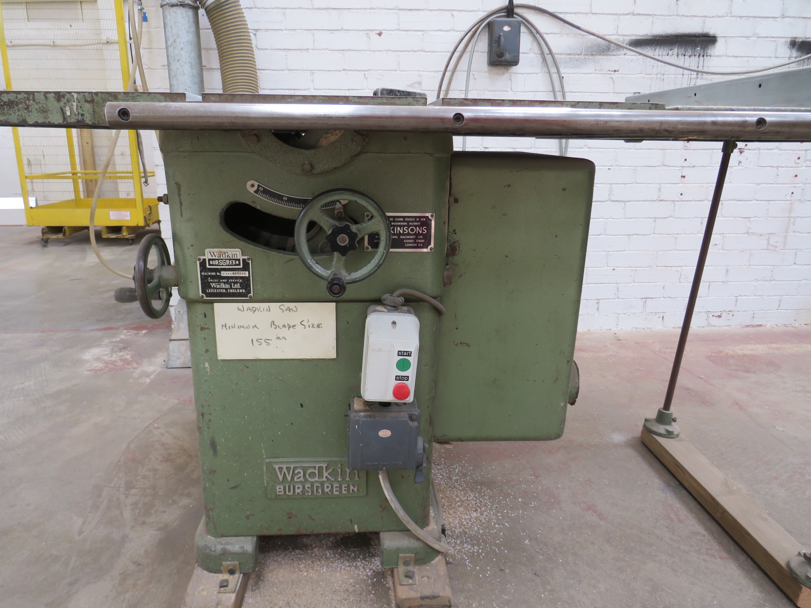 Wadkin Bursgreen Saw