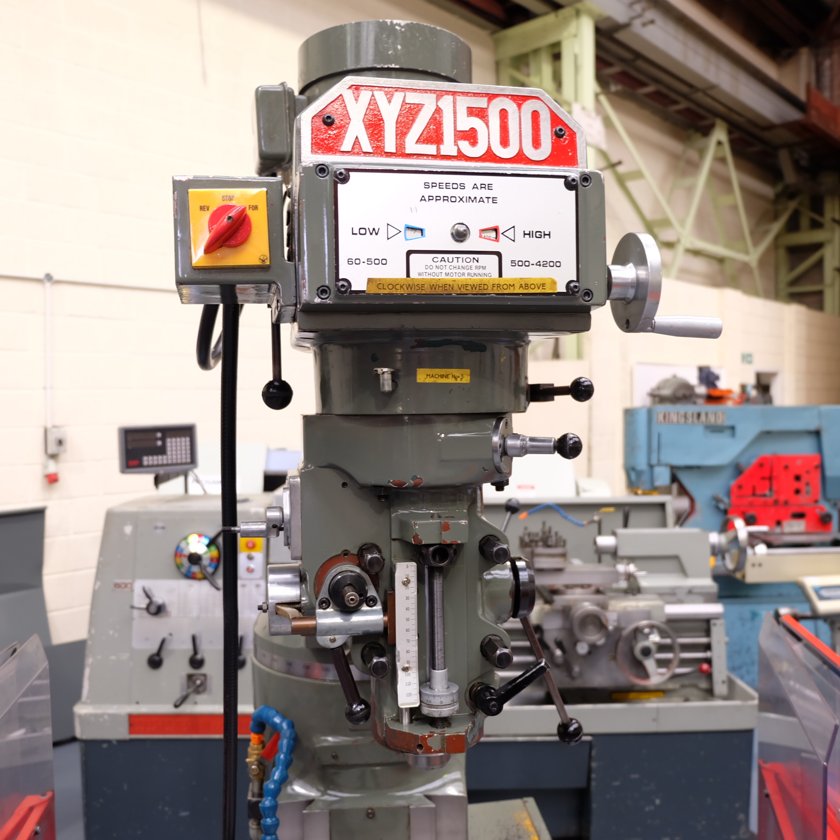 XYZ 1500 VS Turret Milling Machine