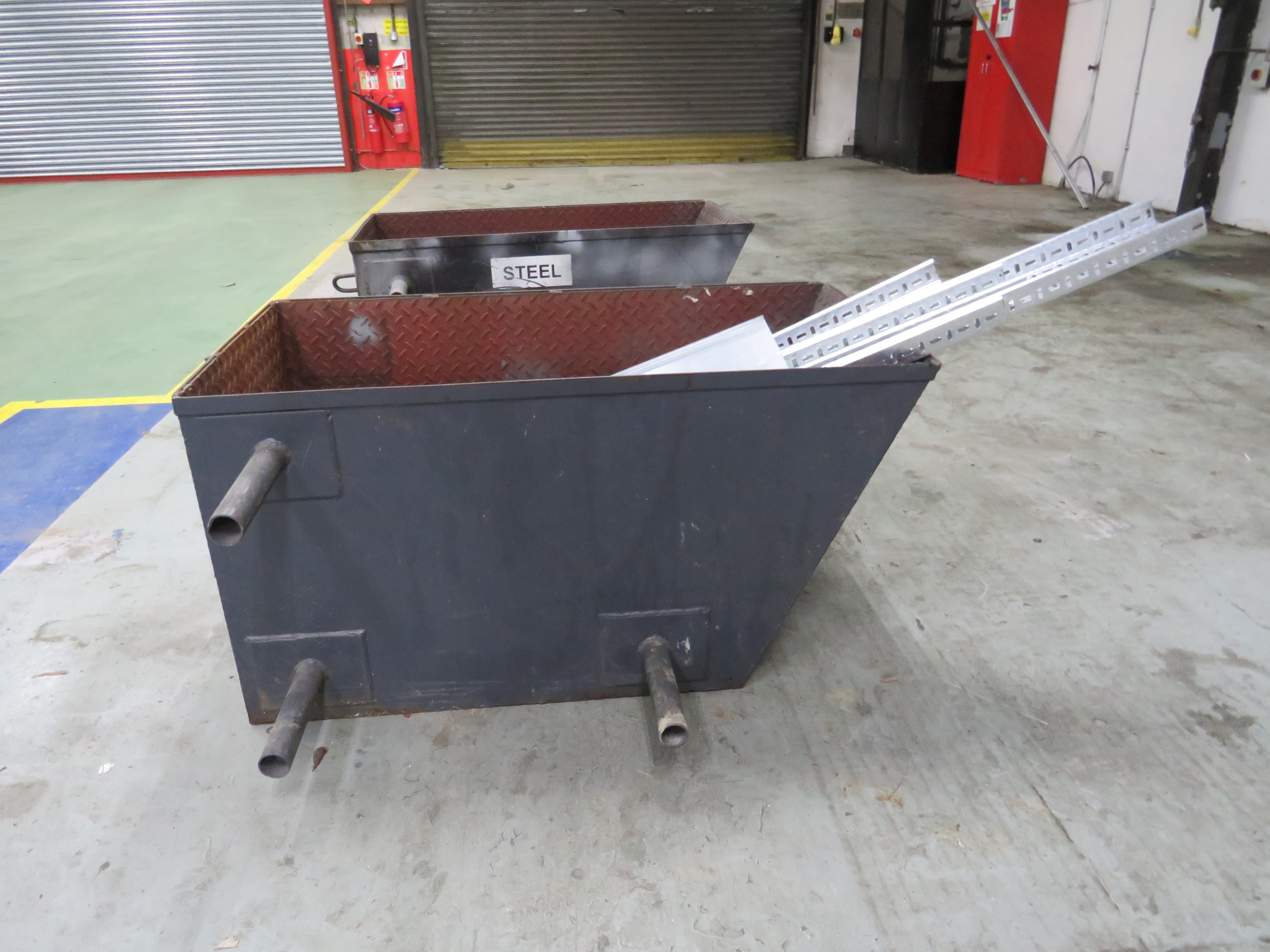 Tipping Skip 1.25m x 650mm x 650mm High