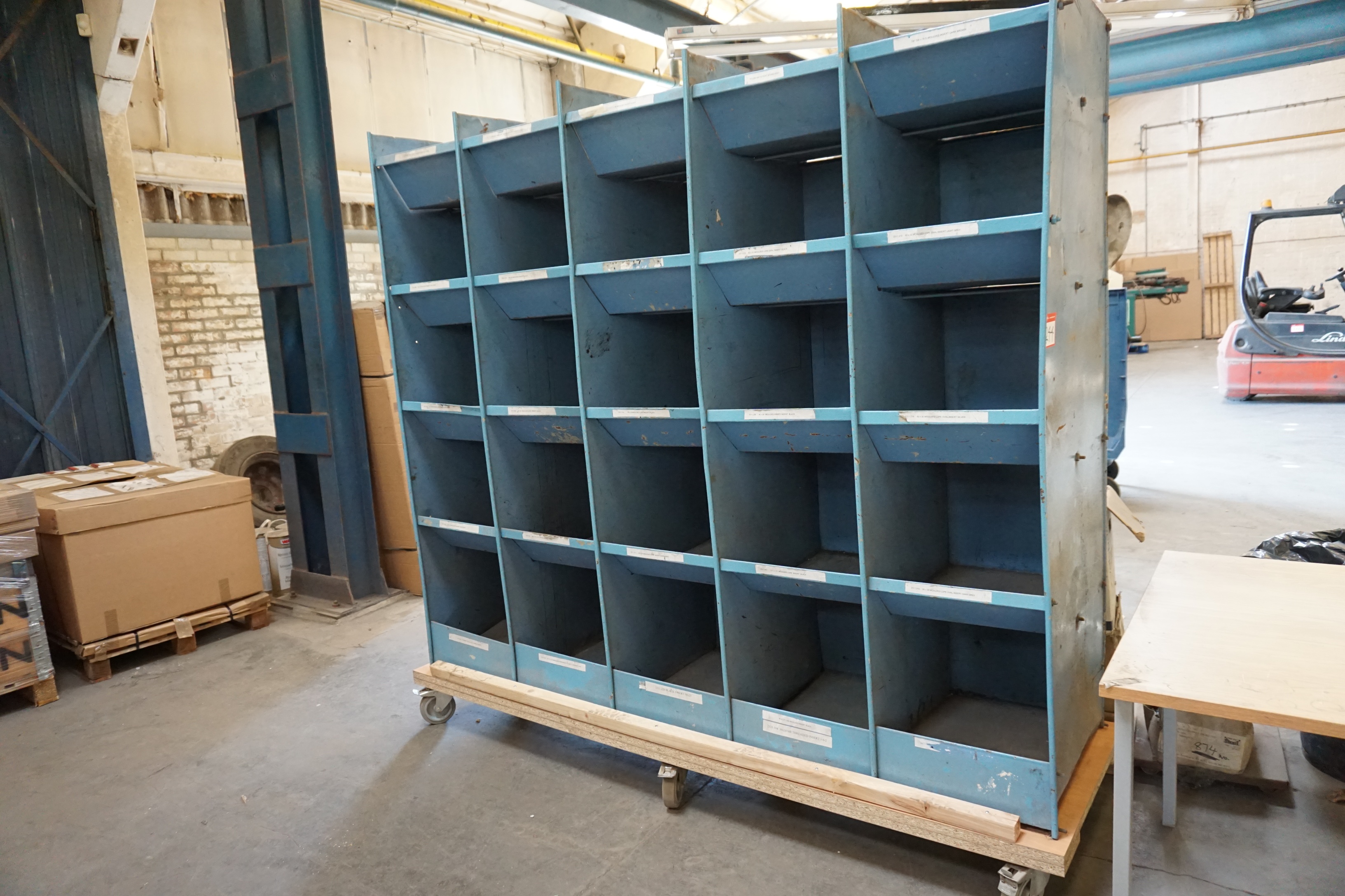 (2) Mobile Storage Racks & Storage Rack