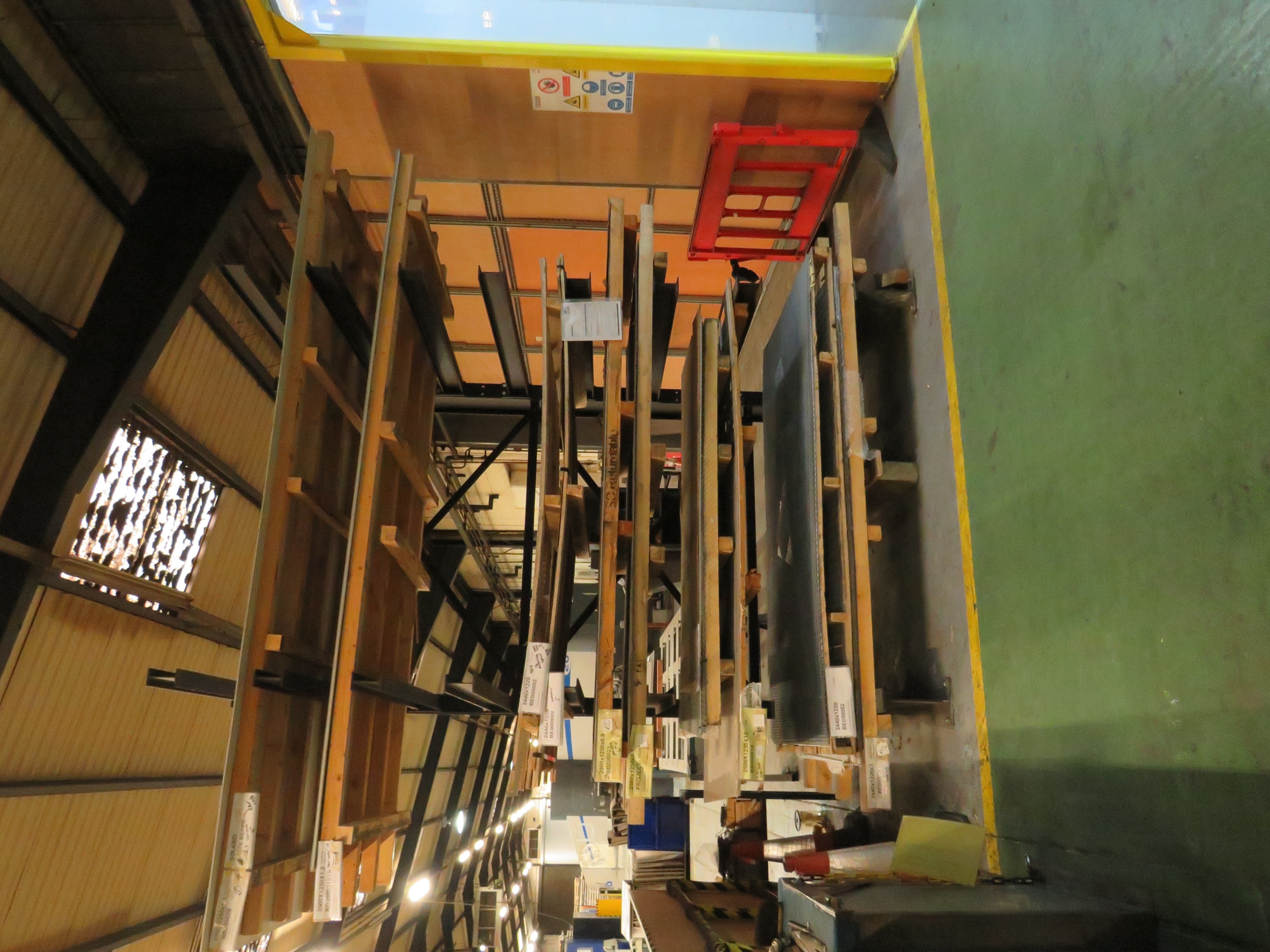 (6) Bays Adjustable Sheet Steel Racks