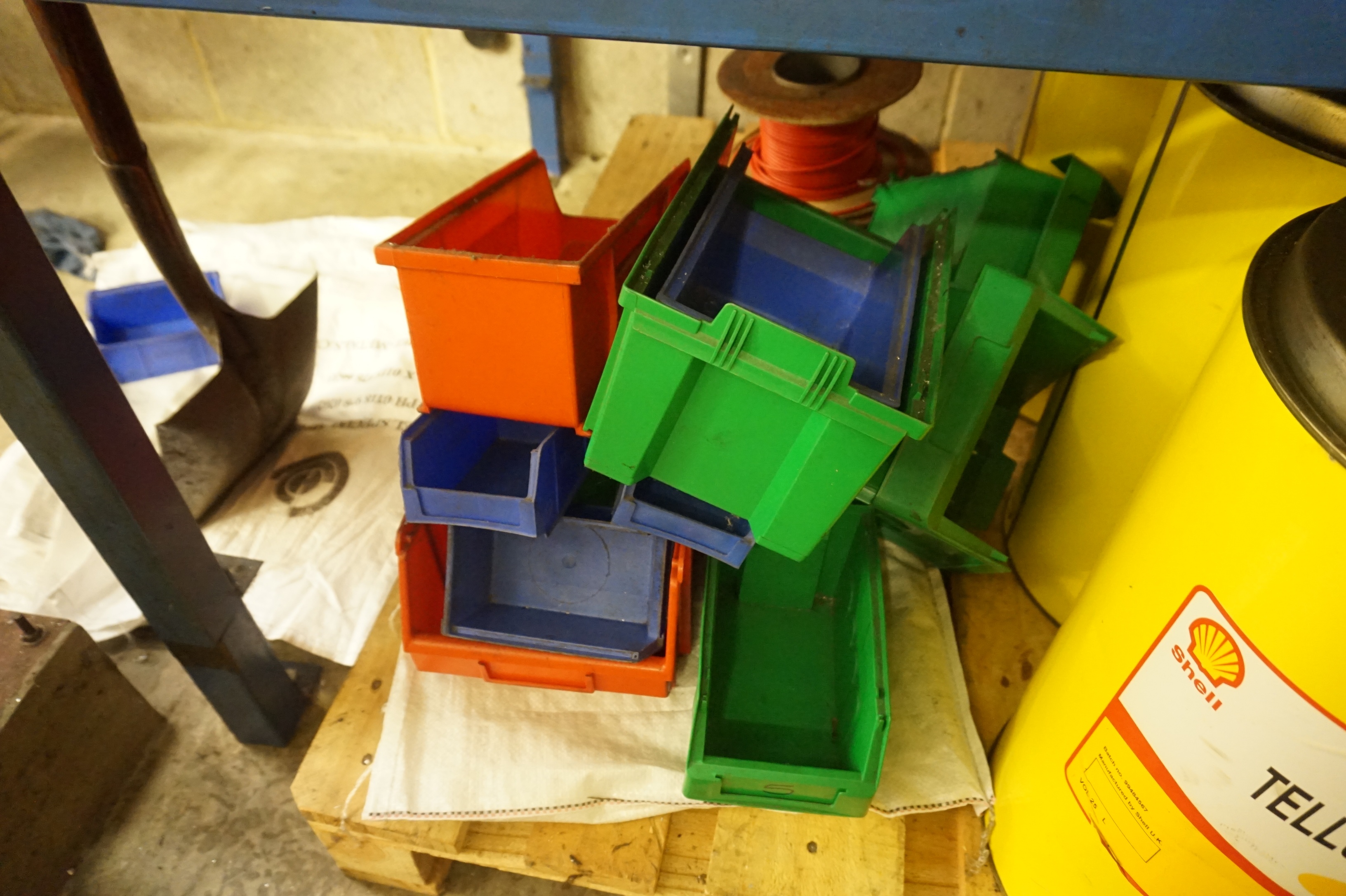 Qty of Dexion Maxi Plastic Storage Boxes