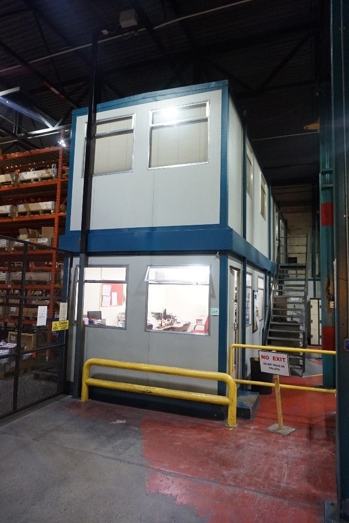 (2) Portable Cabins stacked with Stairs