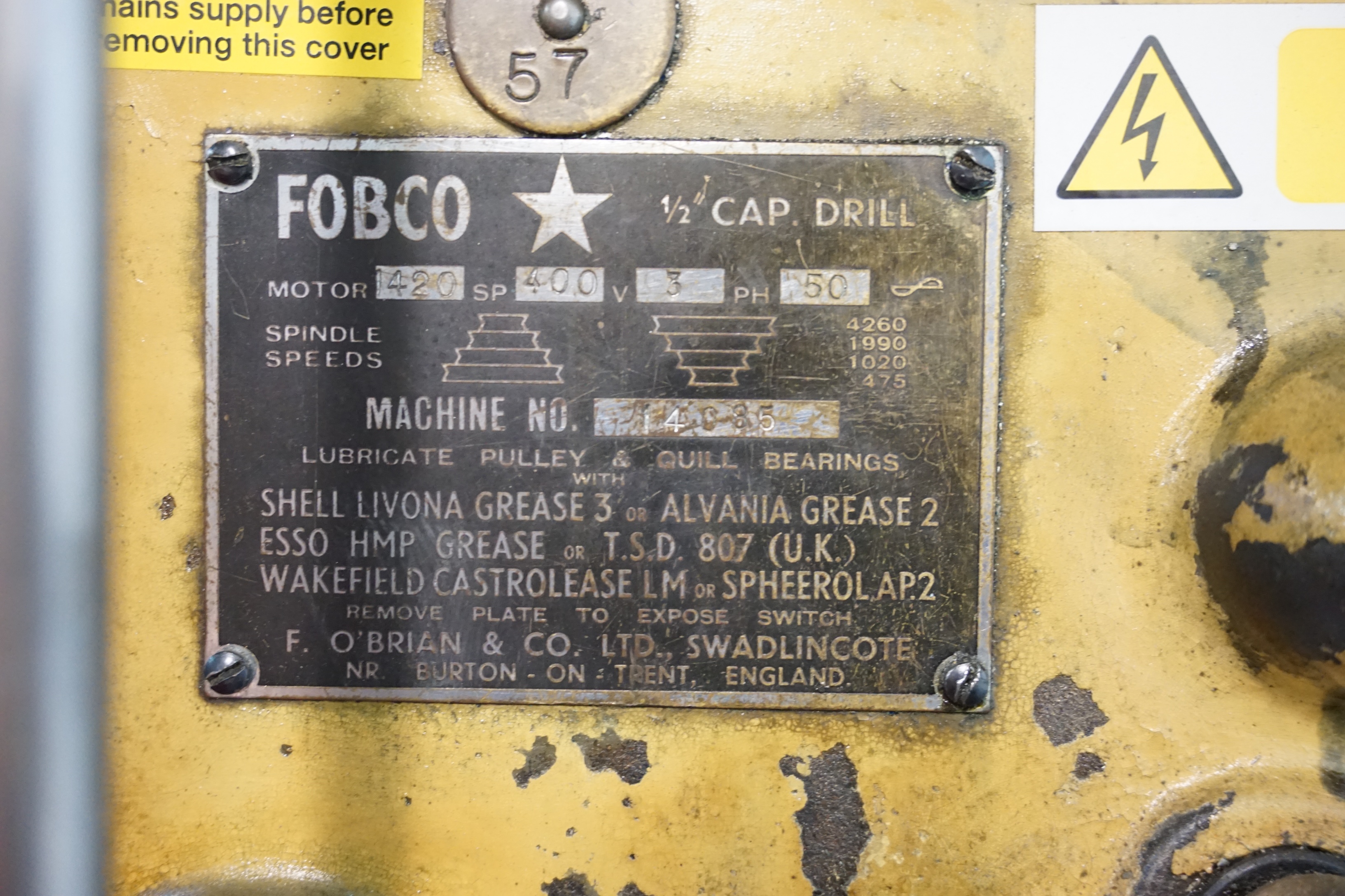 Fobco Bench Drill
