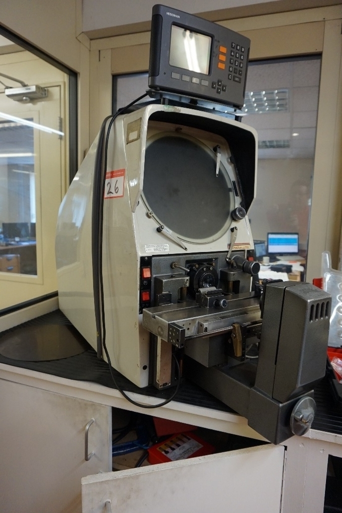 Baty Shadowmaster R11XL Bench Mounted Shadowgraph, Heidenhain Dro