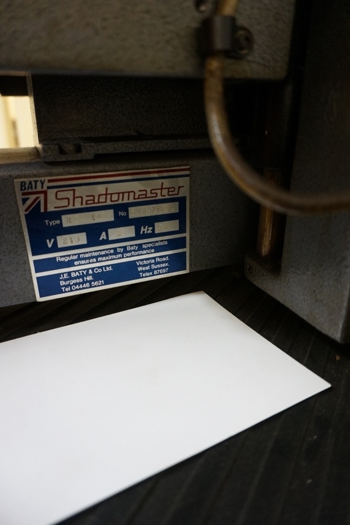 Baty Shadowmaster R11XL Bench Mounted Shadowgraph, Heidenhain Dro