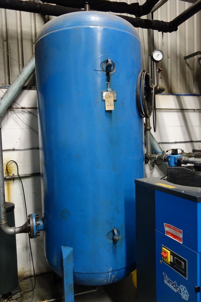 Cool Technology Model 2000L Vertical Welded Mild Steel Air Receiver