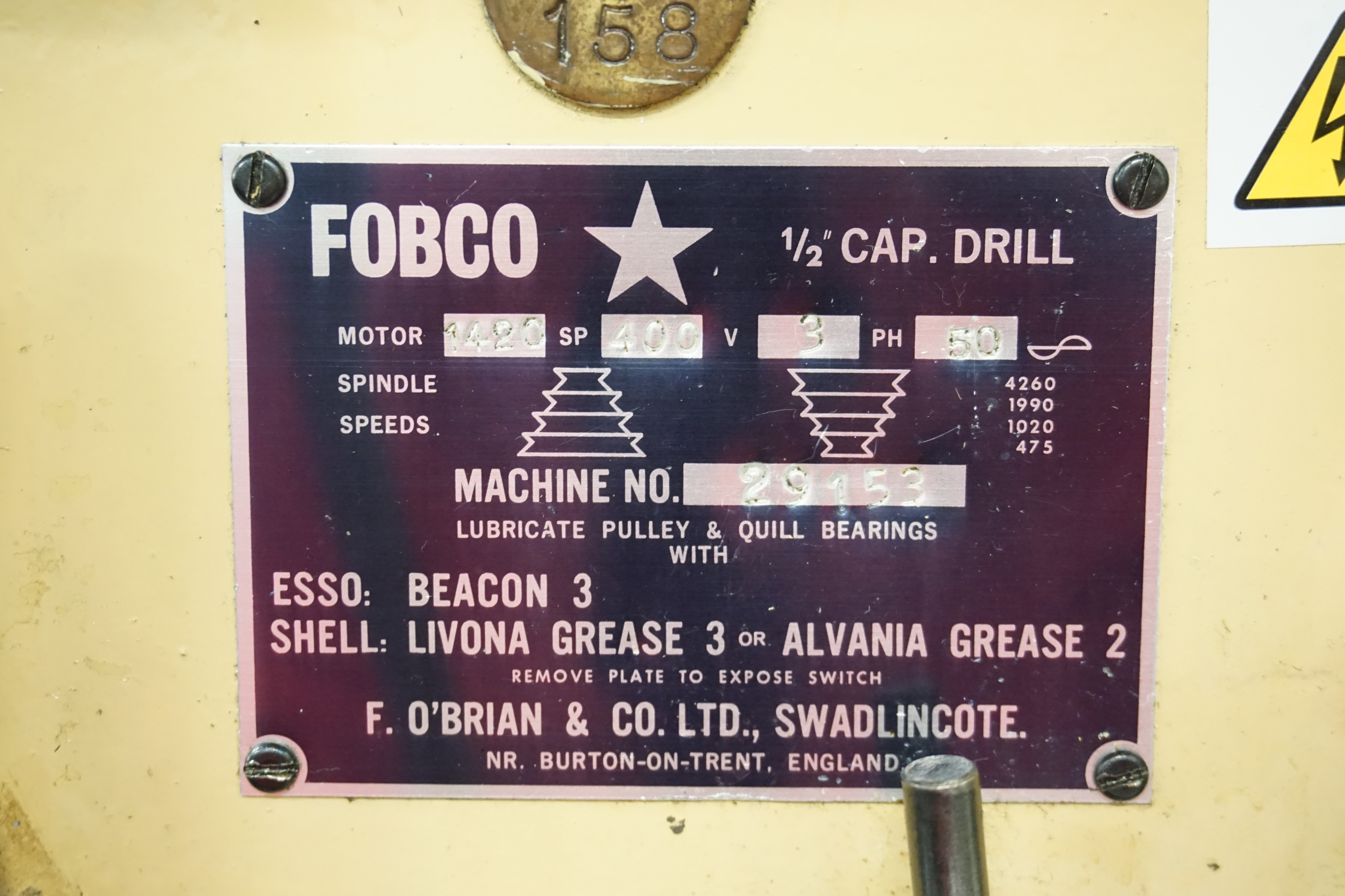 Fobco Bench Drill