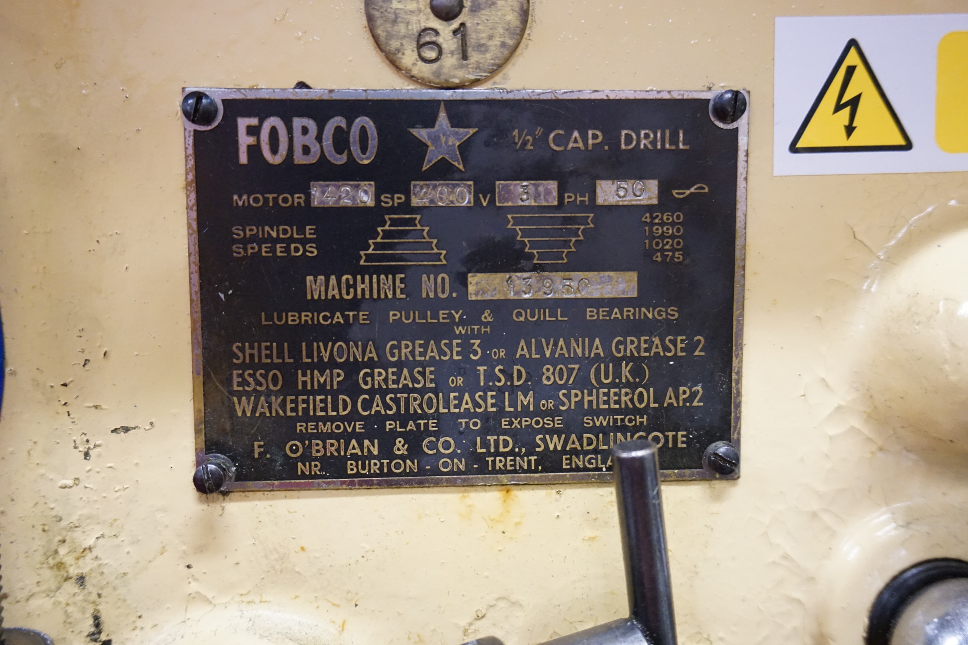 Fobco Bench Drill