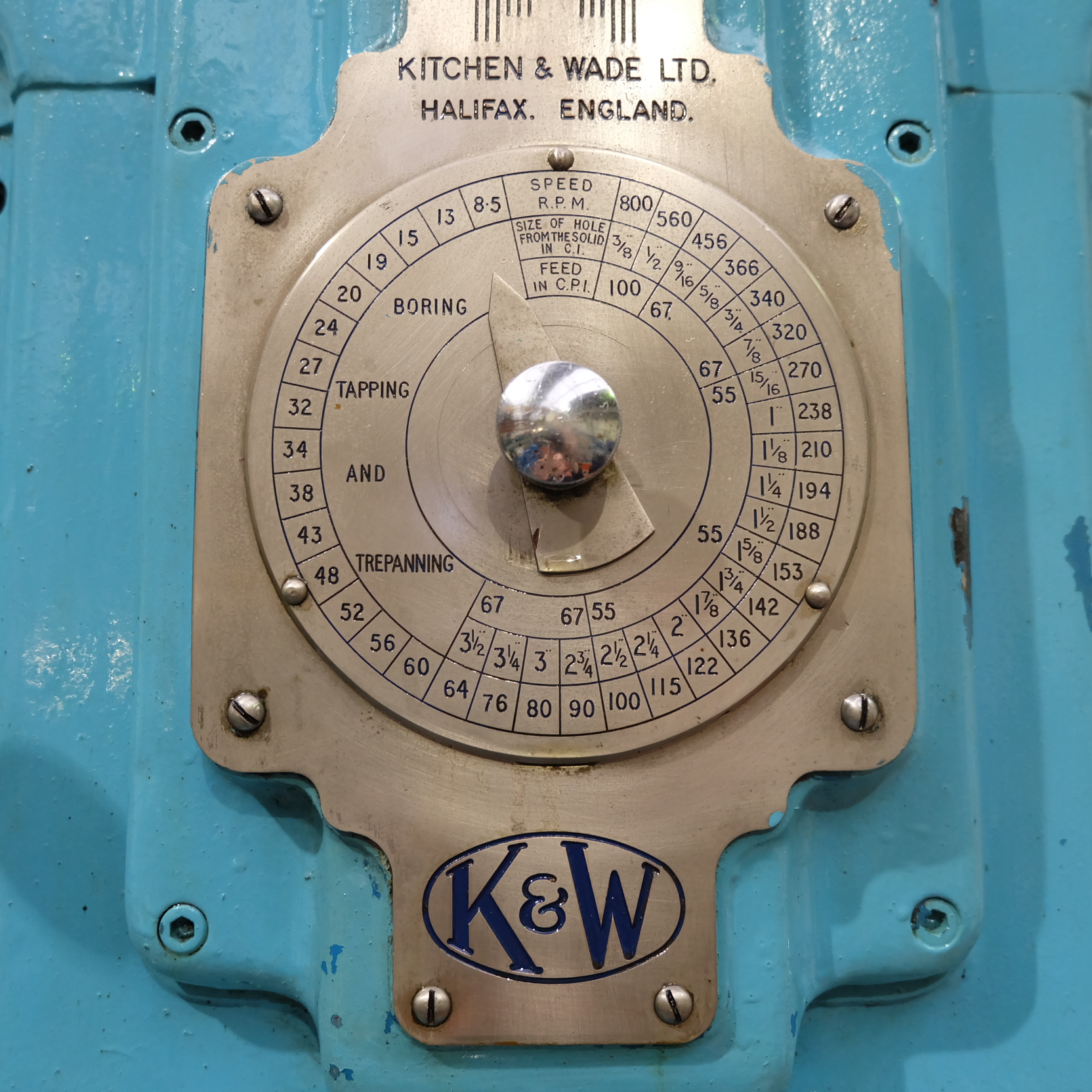 Kitchen & Wade Type E27 6' Radial Arm Drill