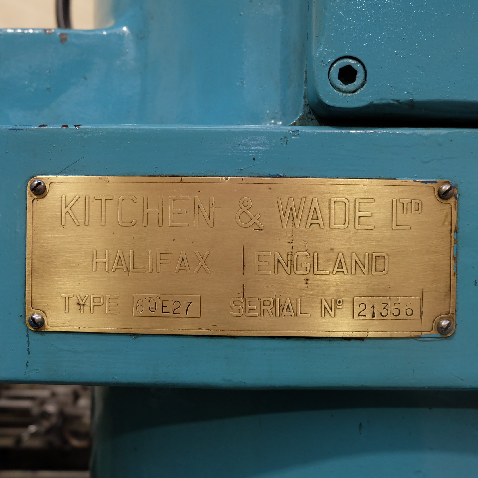 Kitchen & Wade Type E27 6' Radial Arm Drill