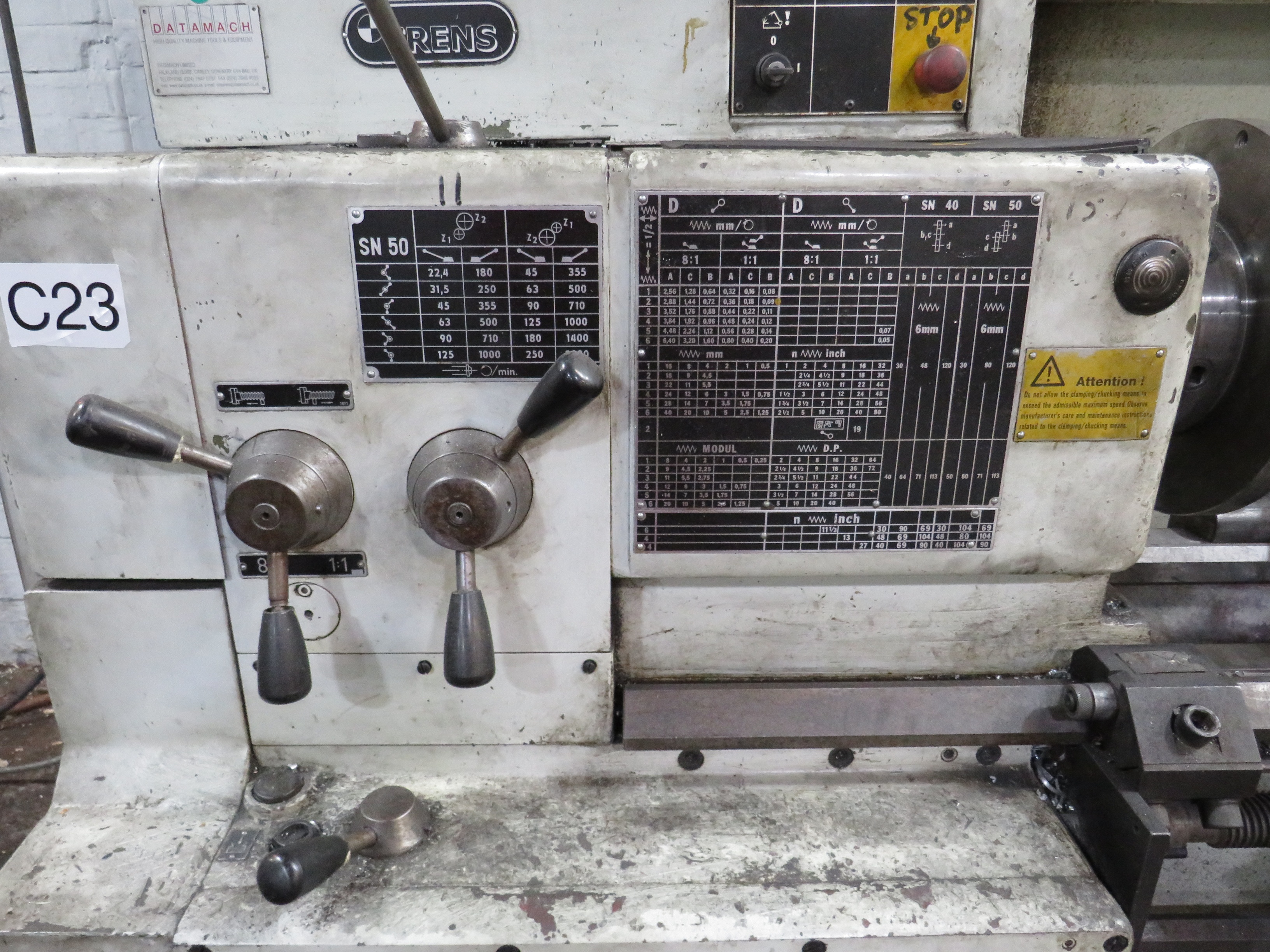 TOS Trens SN50C Lathe (2004)