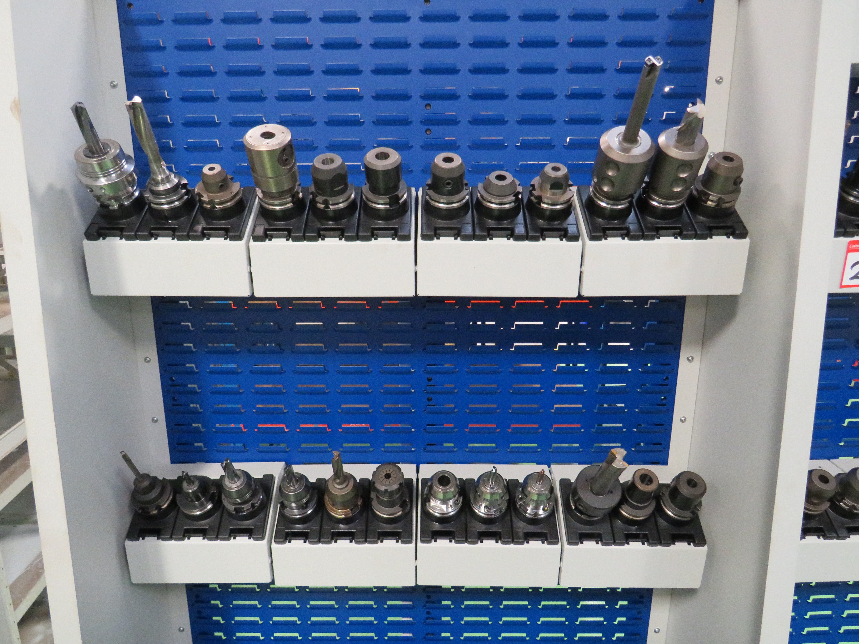 Rack with Qty Cat 40 Tooling