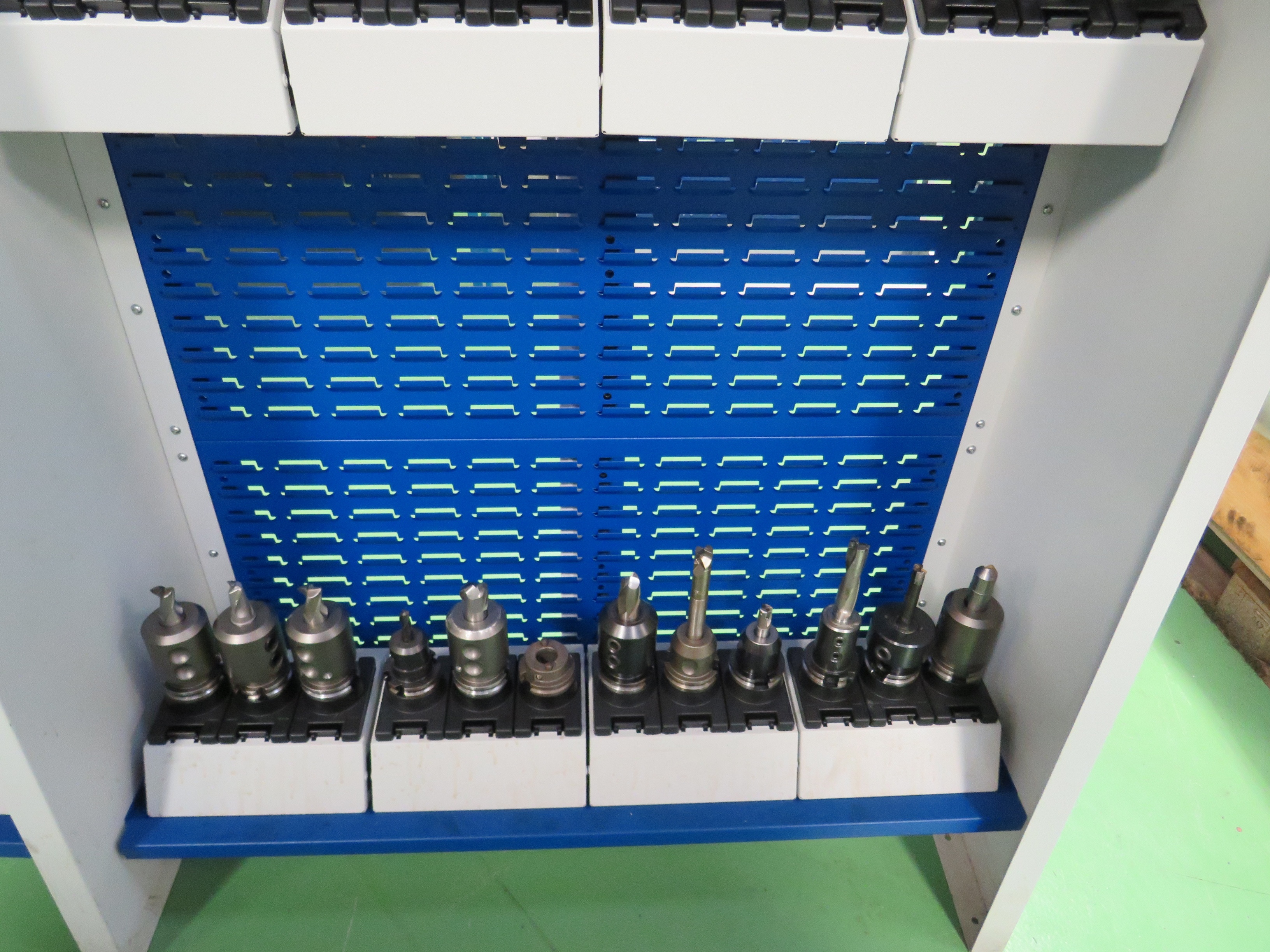 Rack with Qty Cat 40 Tooling