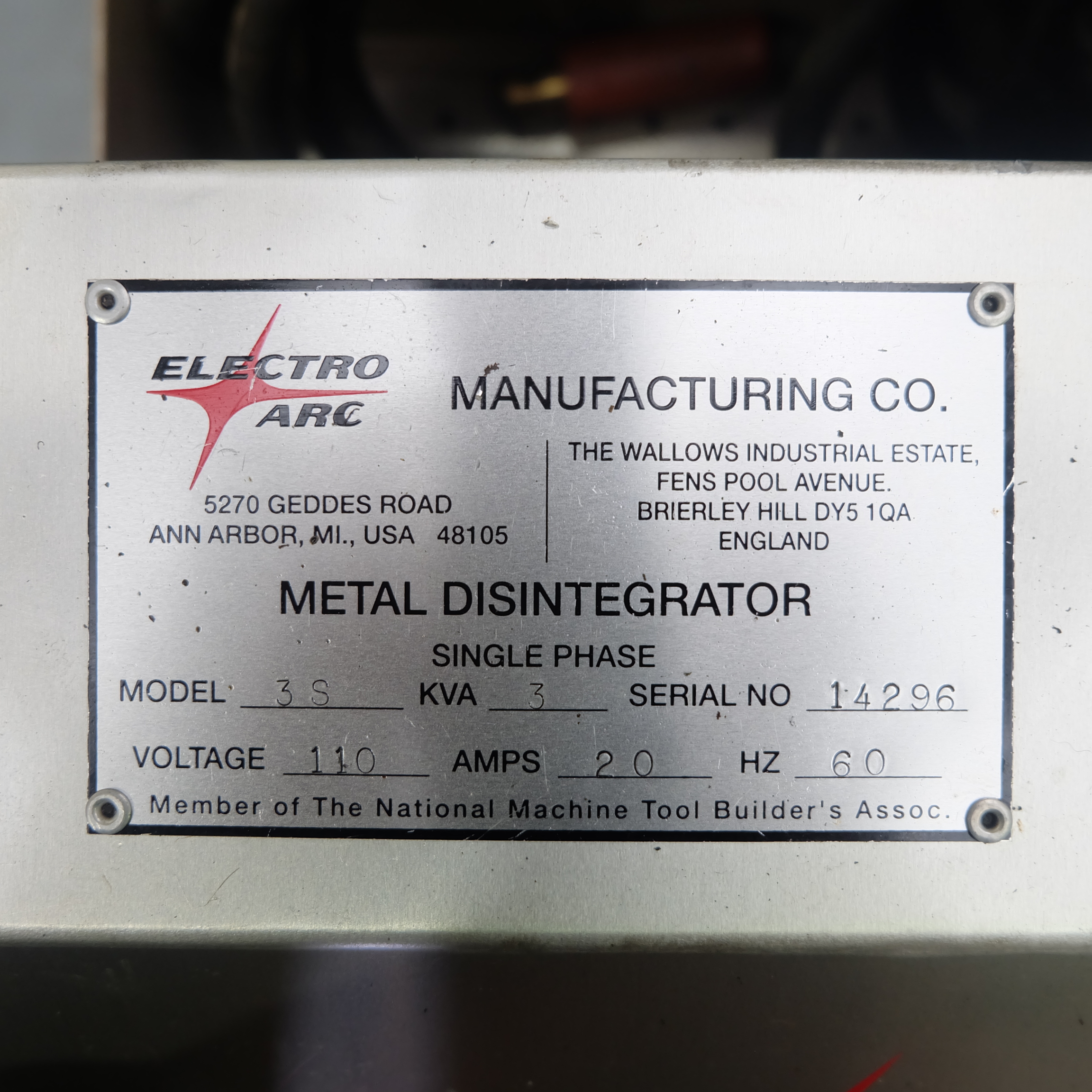 Electro ARC Model 3S Mobile Tap & Bolt Disintegrator