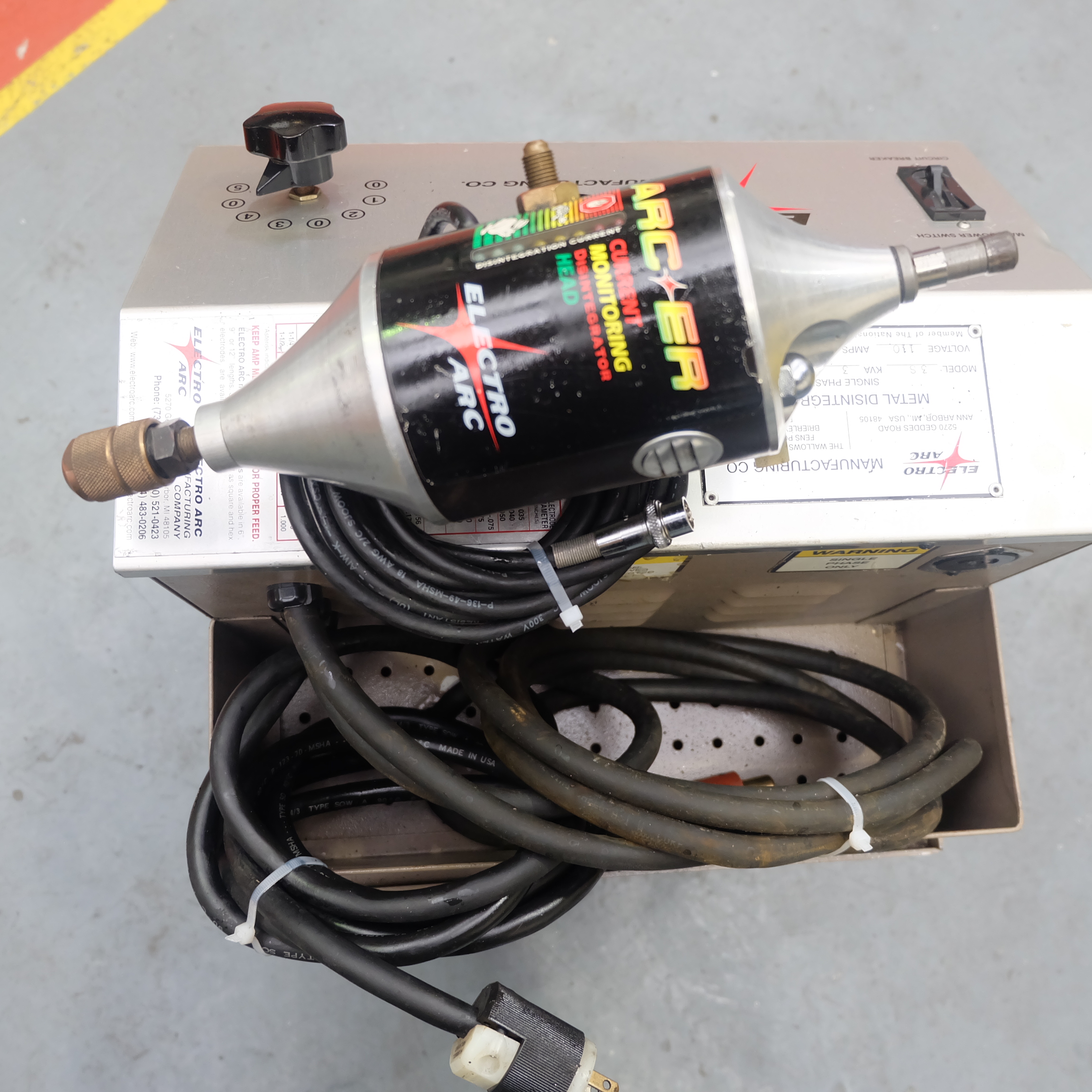 Electro ARC Model 3S Mobile Tap & Bolt Disintegrator