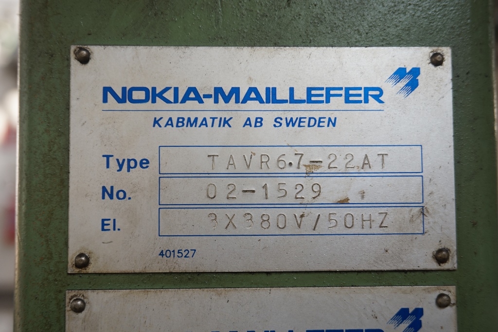 NOKIA MAILLEFER 100mm Extrusion Line