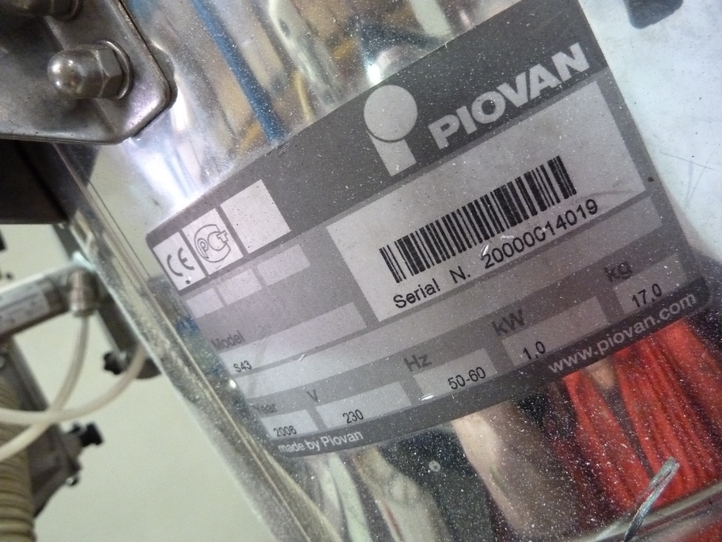 Piovan T100 Hopper