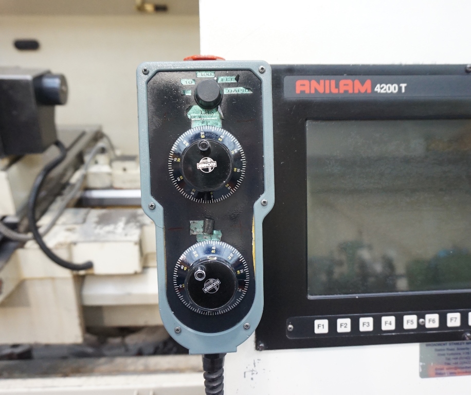 Broadbent Stanley Type FB3080 Gap Bed CNC Lathe with Anilam 4200T Control