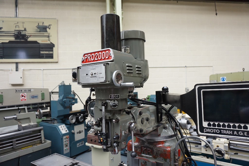 XYZ Pro 2000 2-Axis CNC Turret Mill with Proto Trax Age 2 Control