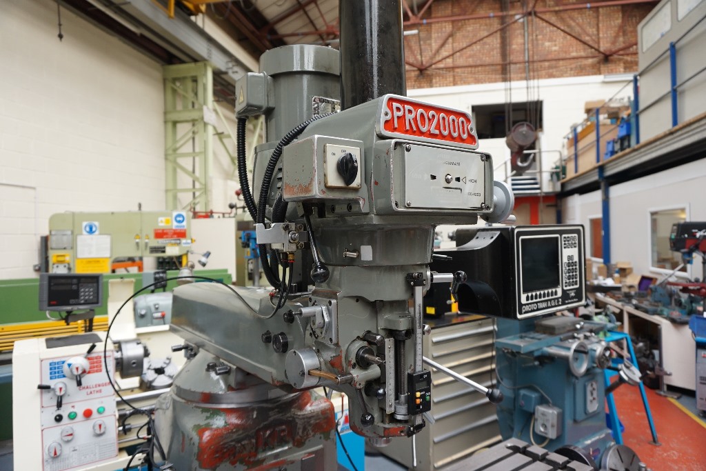 XYZ Pro 2000 2-Axis CNC Turret Mill with Proto Trax Age 2 Control