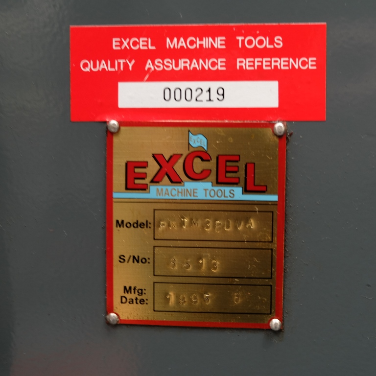 Excel Turret Milling Machine